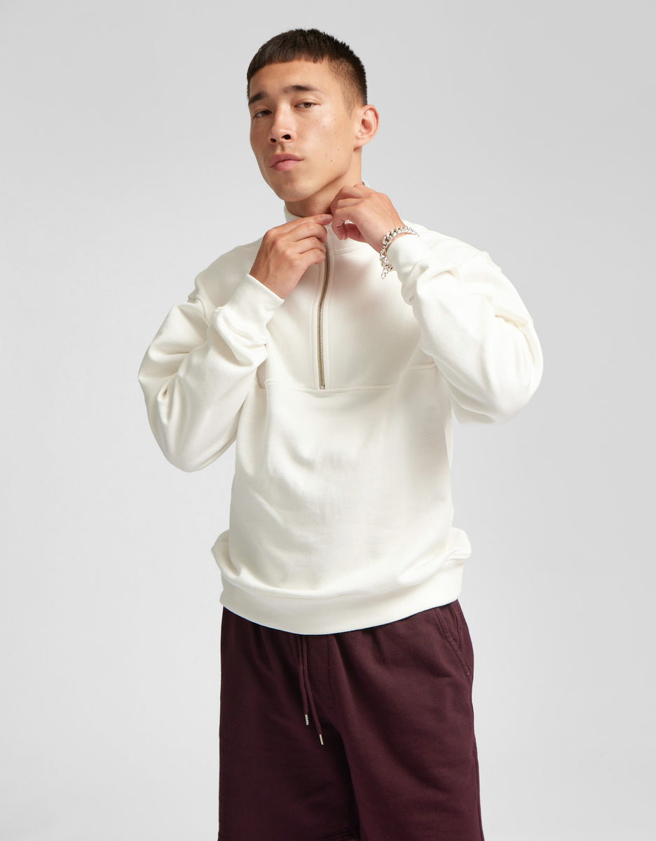 Organic Quarter Zip - Oxblood Red – Colorful Standard