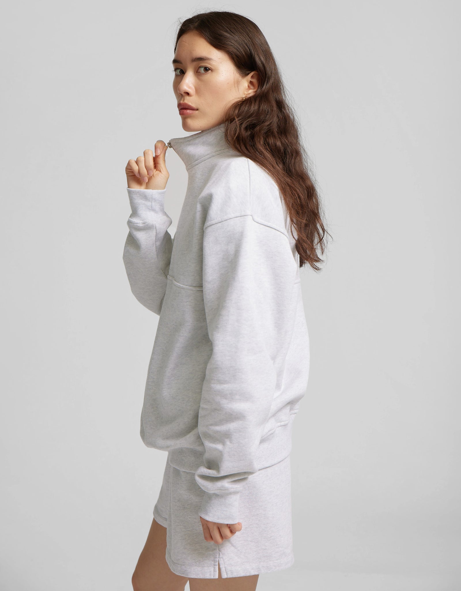 Organic Quarter Zip - Ivory White – Colorful Standard