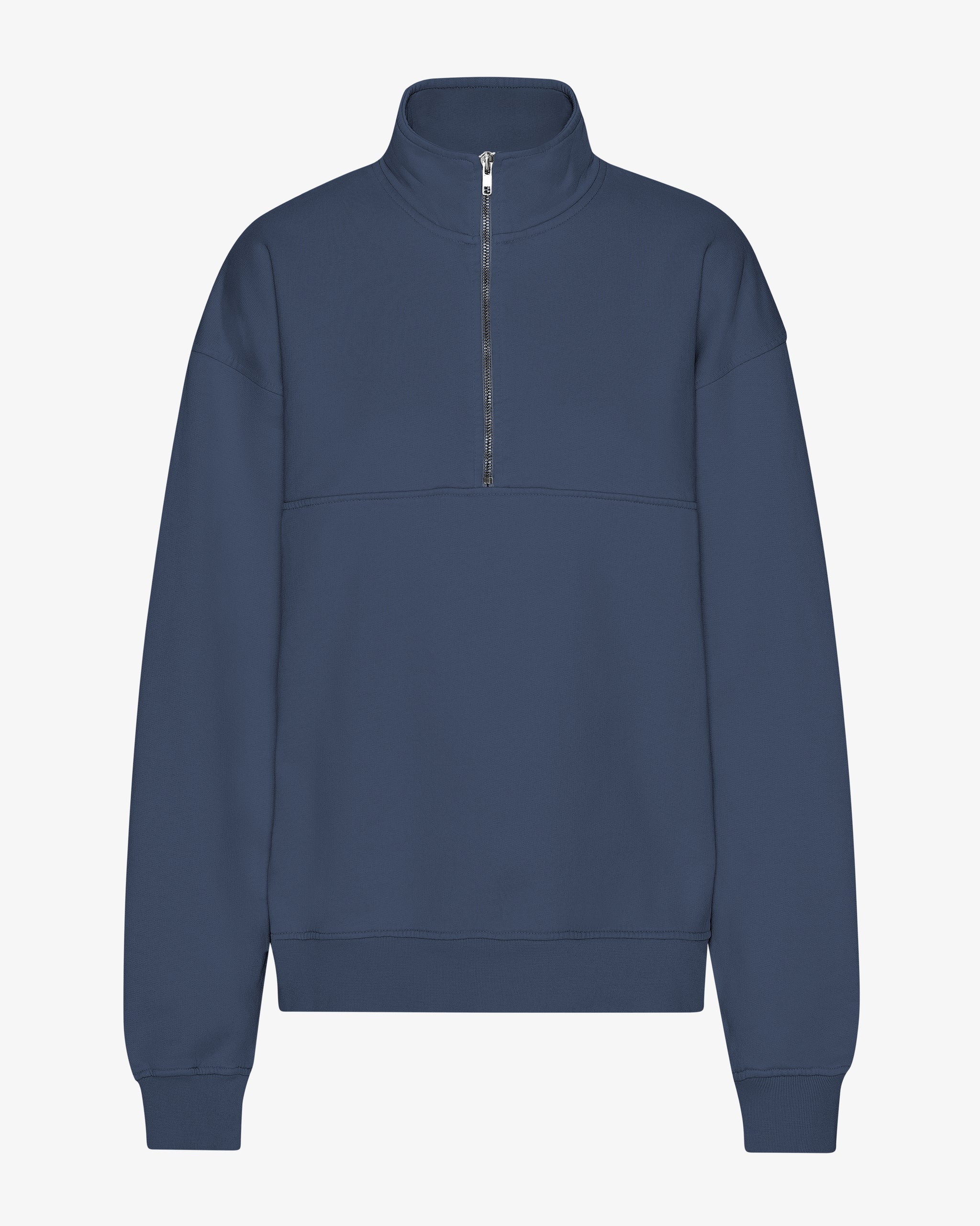 Organic Quarter Zip - Petrol Blue – Colorful Standard