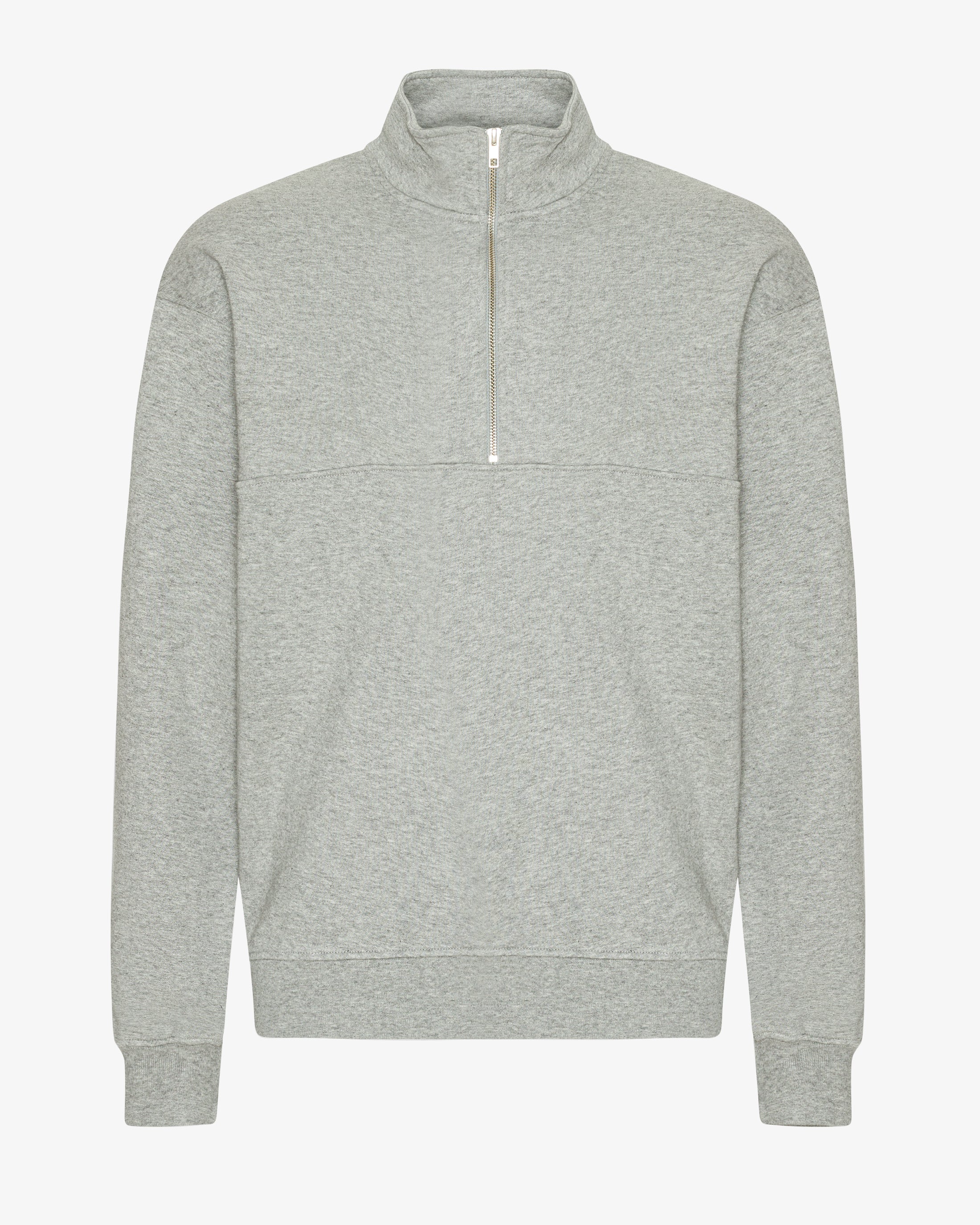 Organic Quarter Zip - Heather Grey – Colorful Standard