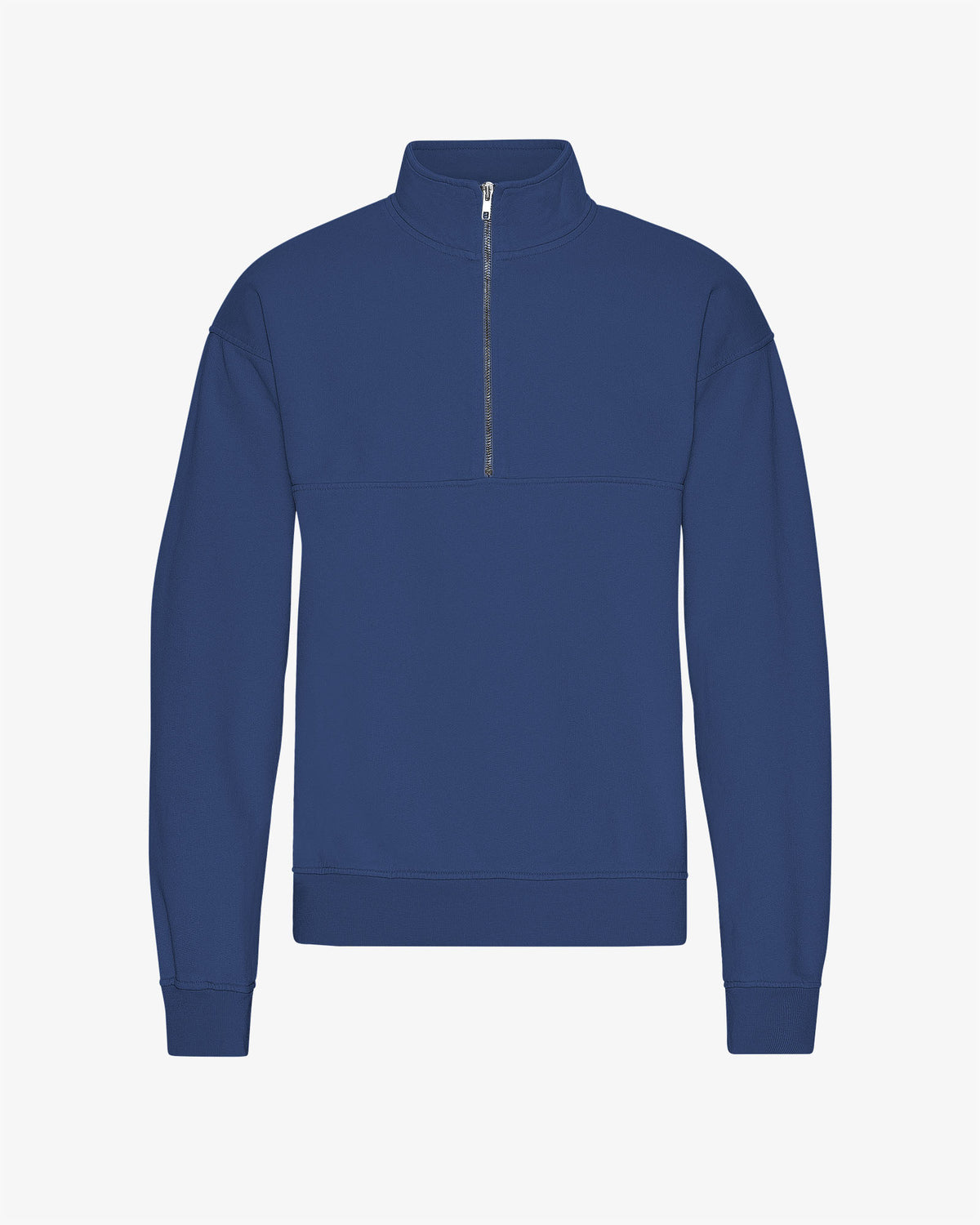 Organic Quarter Zip - Marine Blue – Colorful Standard