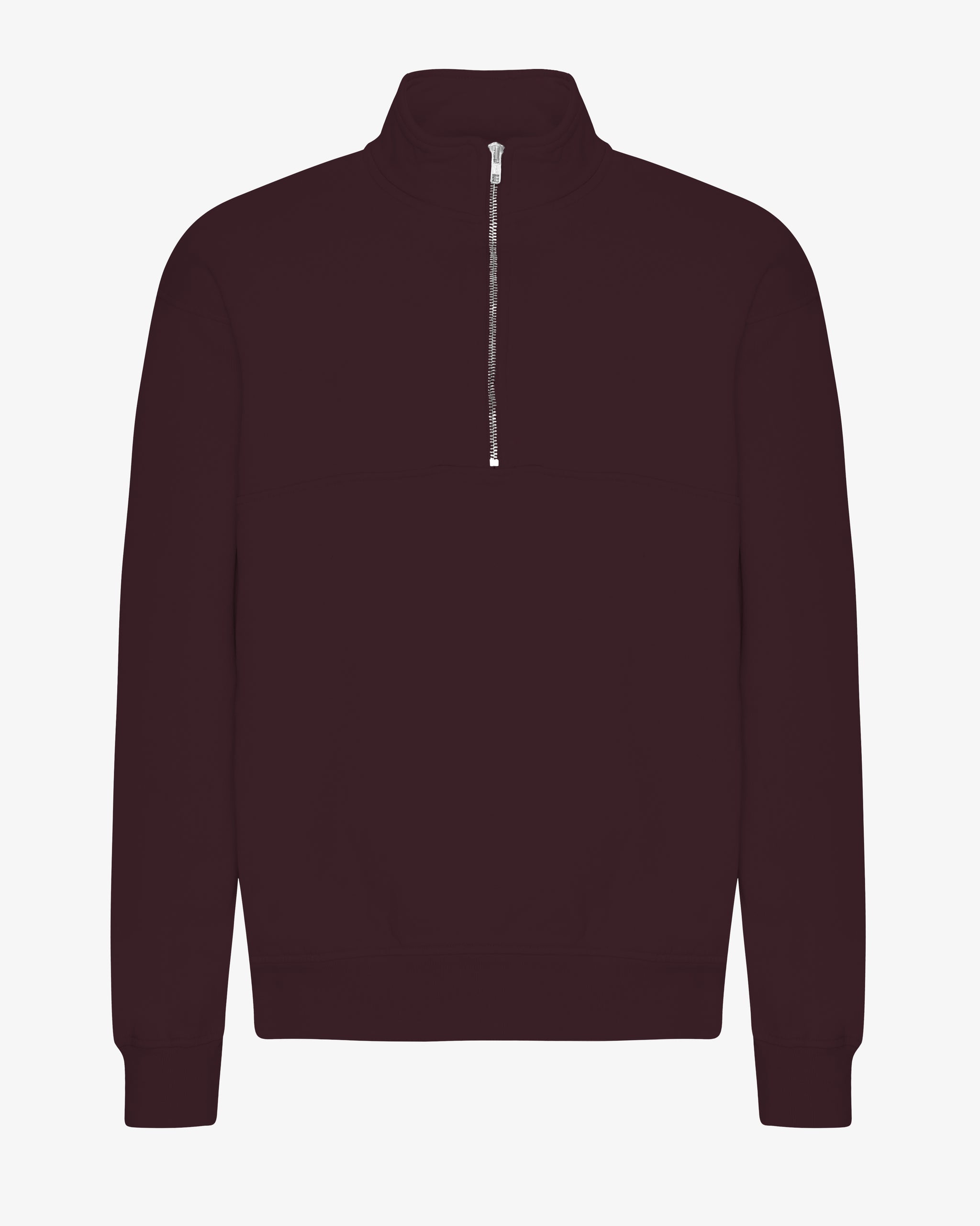 Organic Quarter Zip - Oxblood Red – Colorful Standard