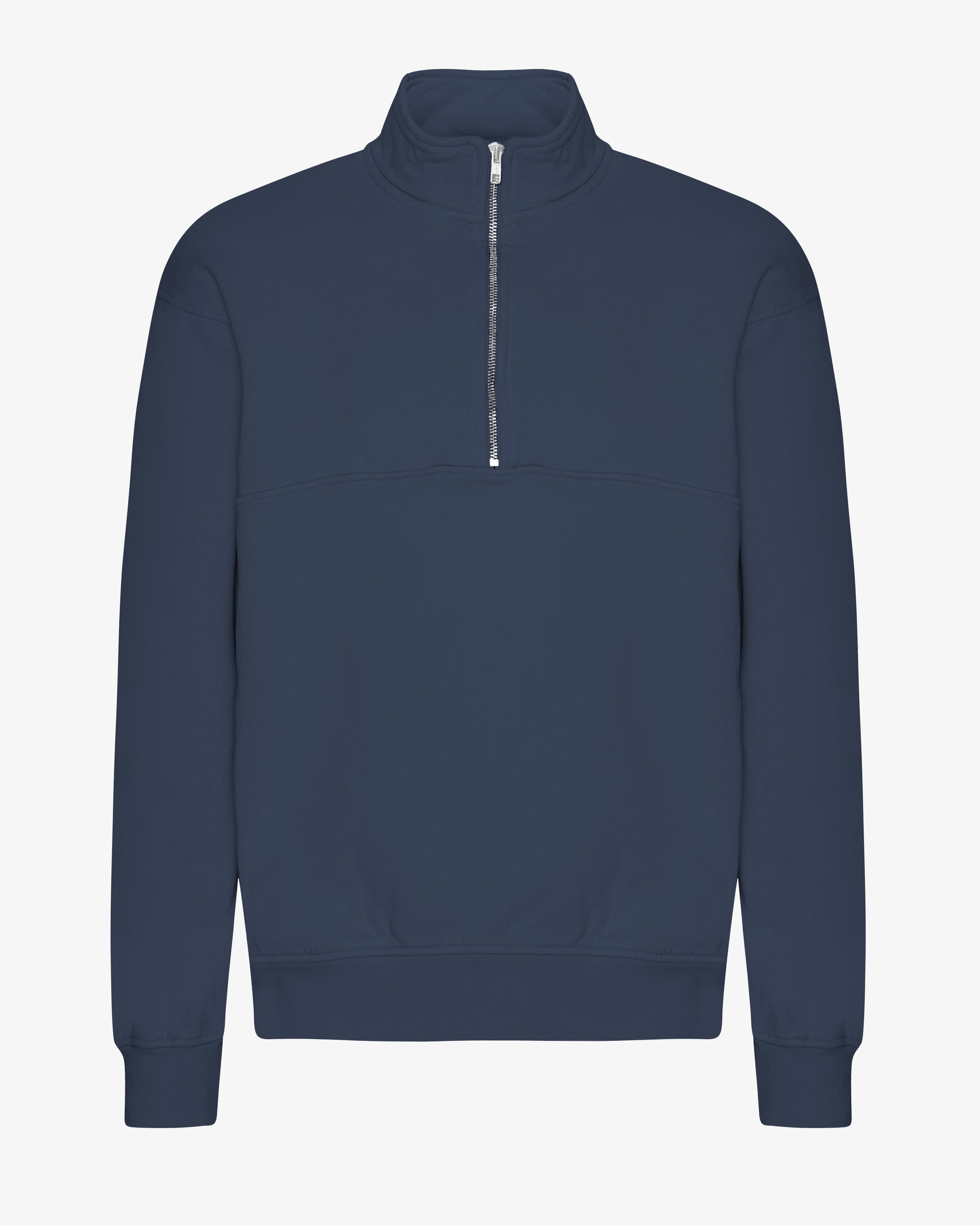 Organic Quarter Zip - Petrol Blue – Colorful Standard