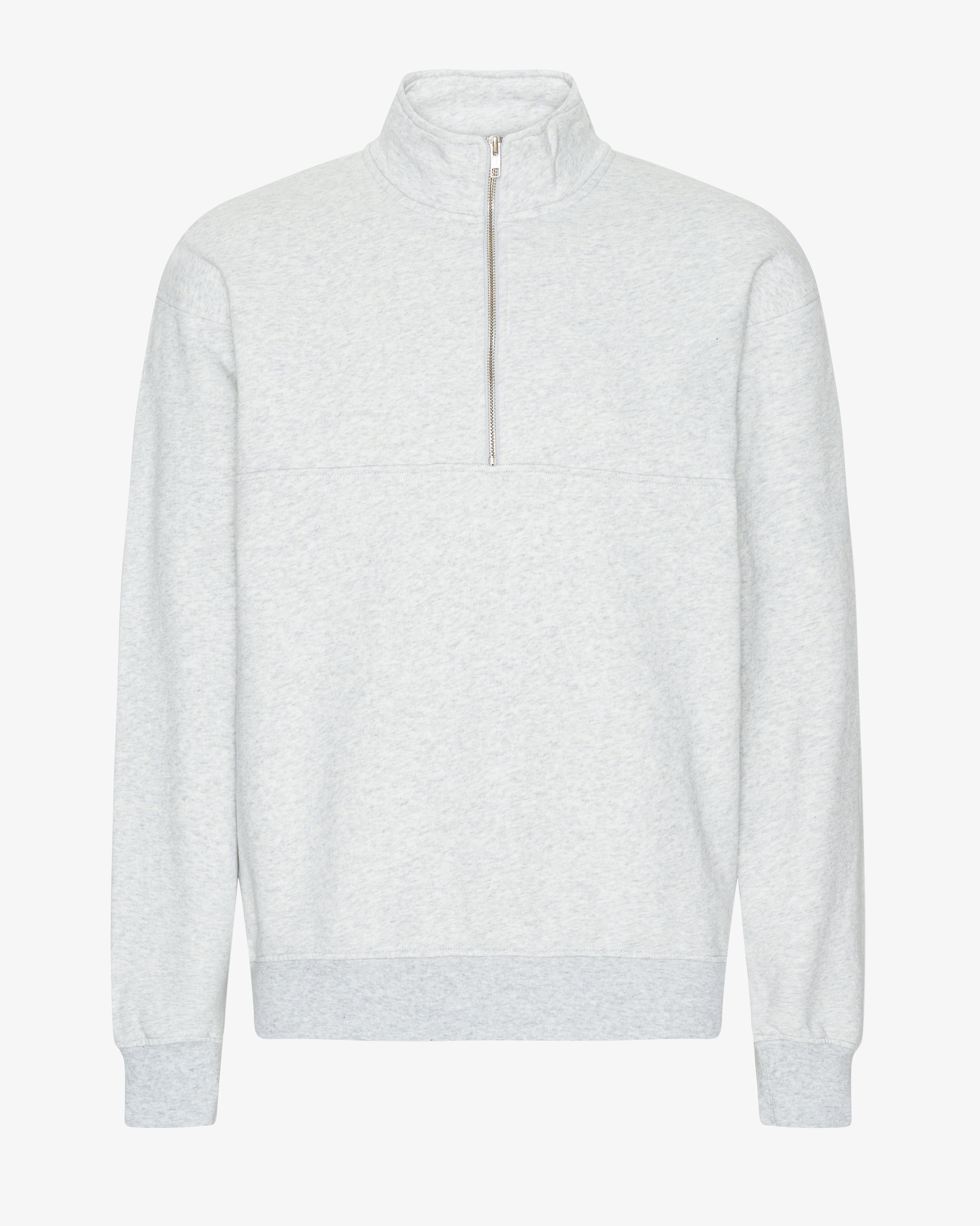 Organic Quarter Zip - Snow Melange – Colorful Standard