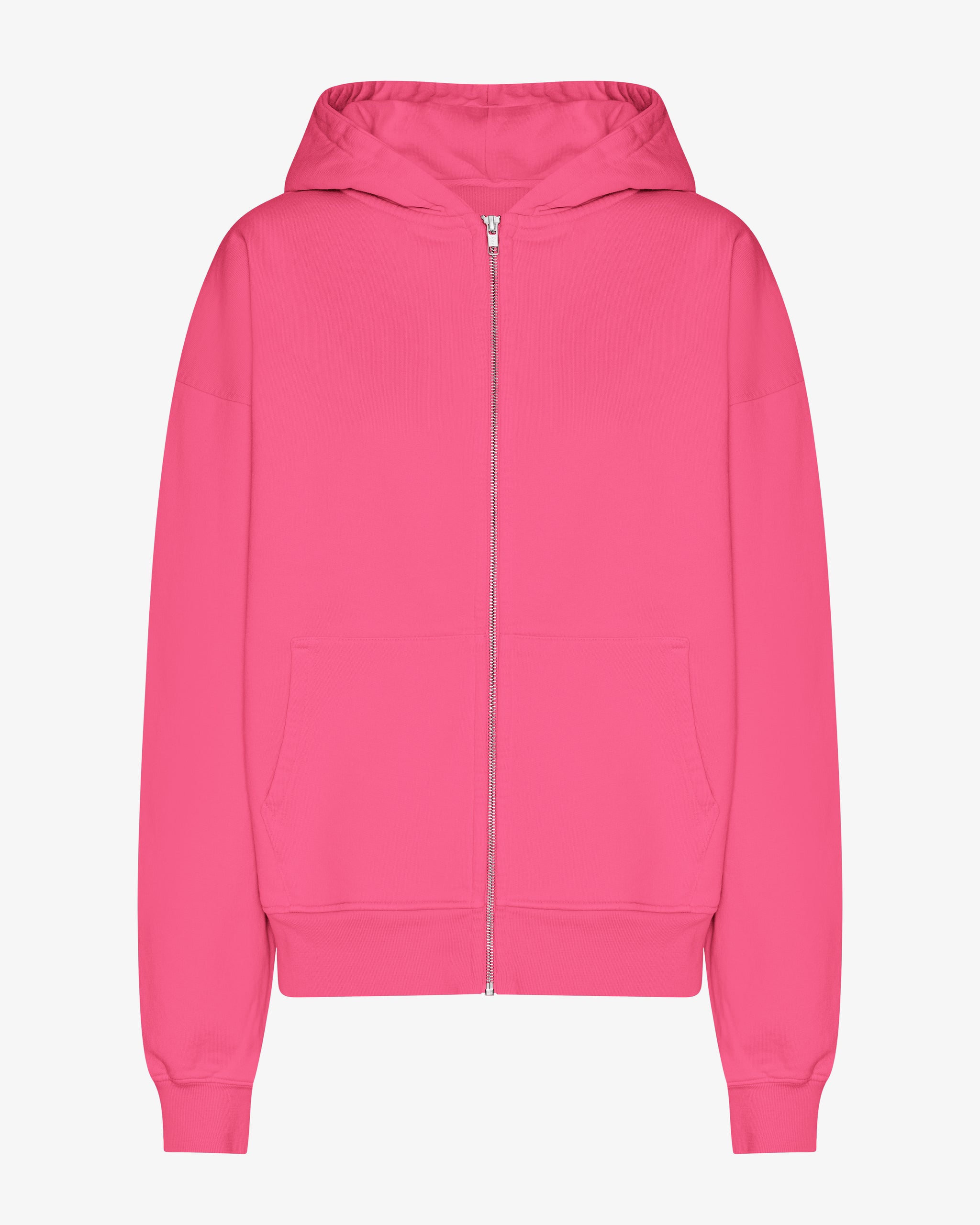 Organic Oversized Zip Hood - Bubblegum Pink – Colorful Standard