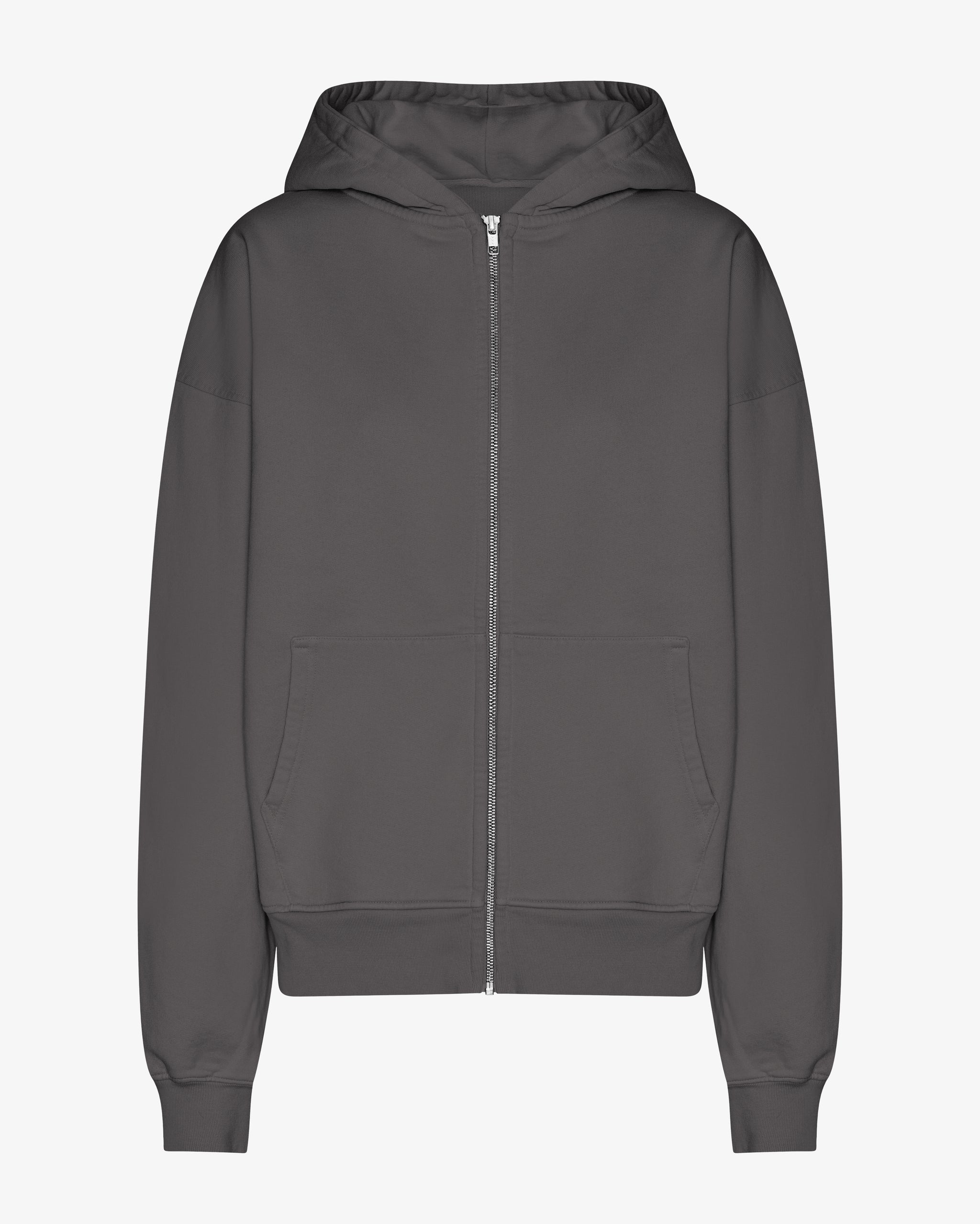Organic Oversized Zip Hood - Lava Grey – Colorful Standard