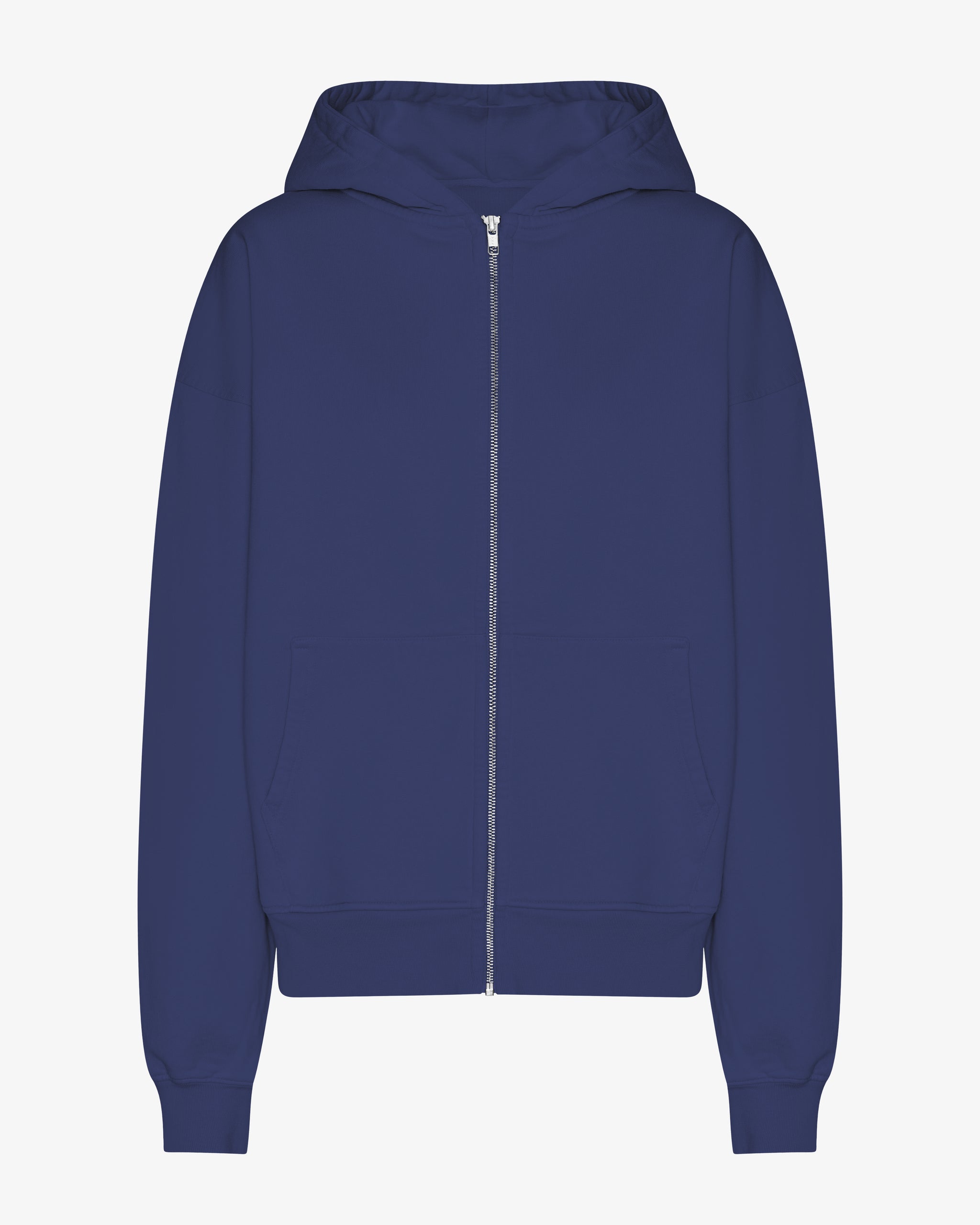 Organic Oversized Zip Hood - Marine Blue – Colorful Standard