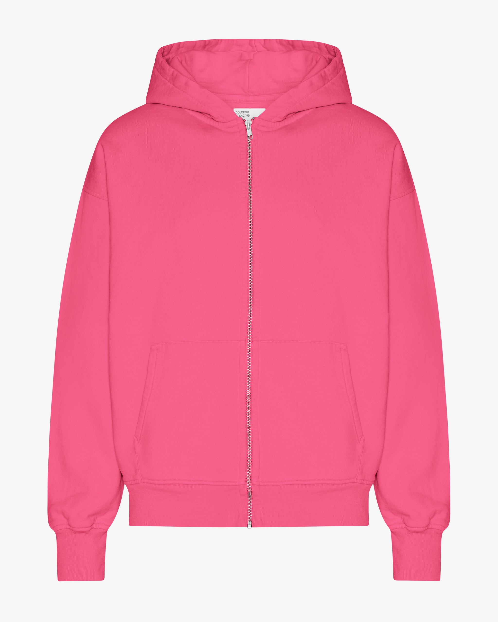 Organic Oversized Zip Hood - Bubblegum Pink – Colorful Standard