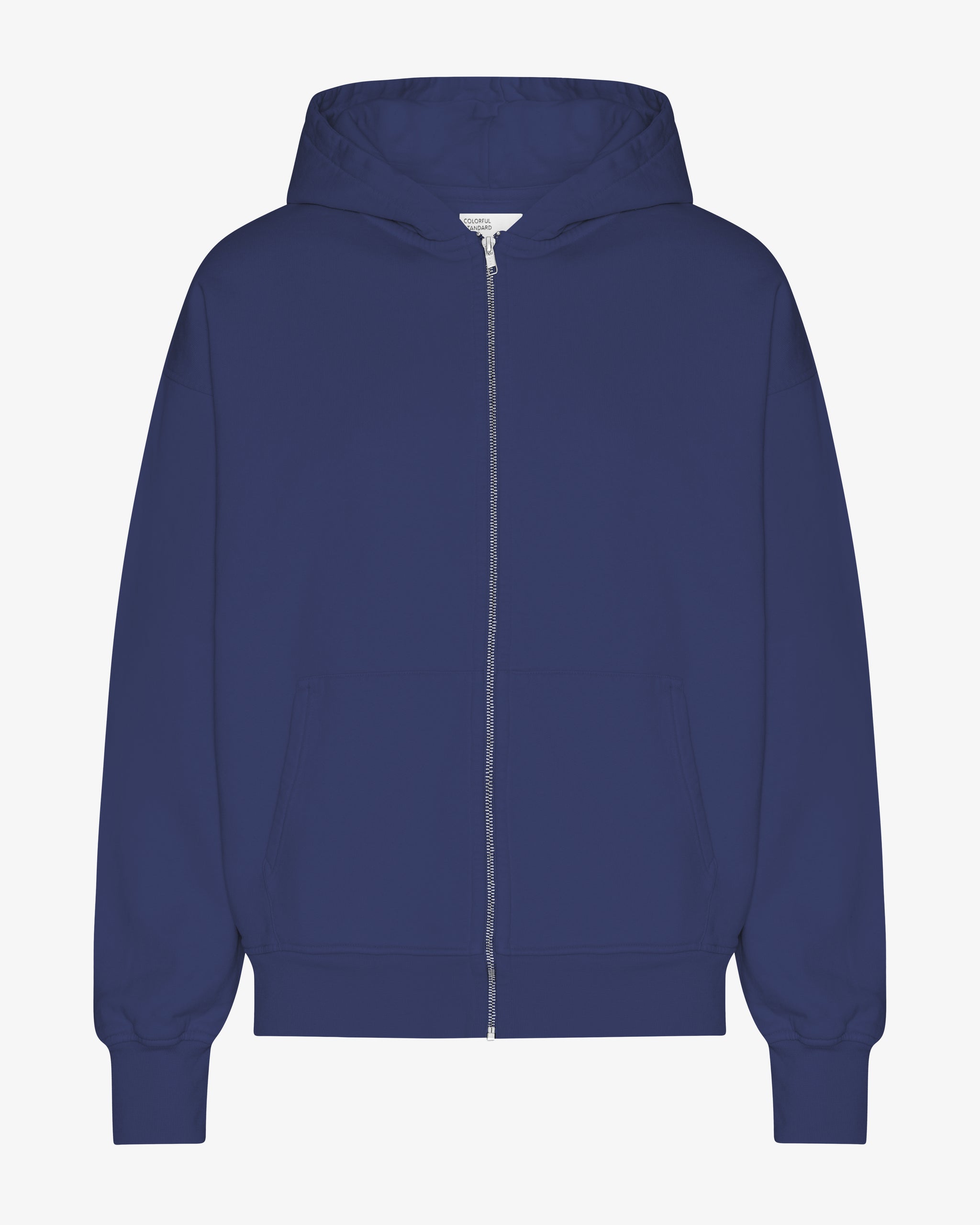 Organic Oversized Zip Hood - Marine Blue – Colorful Standard