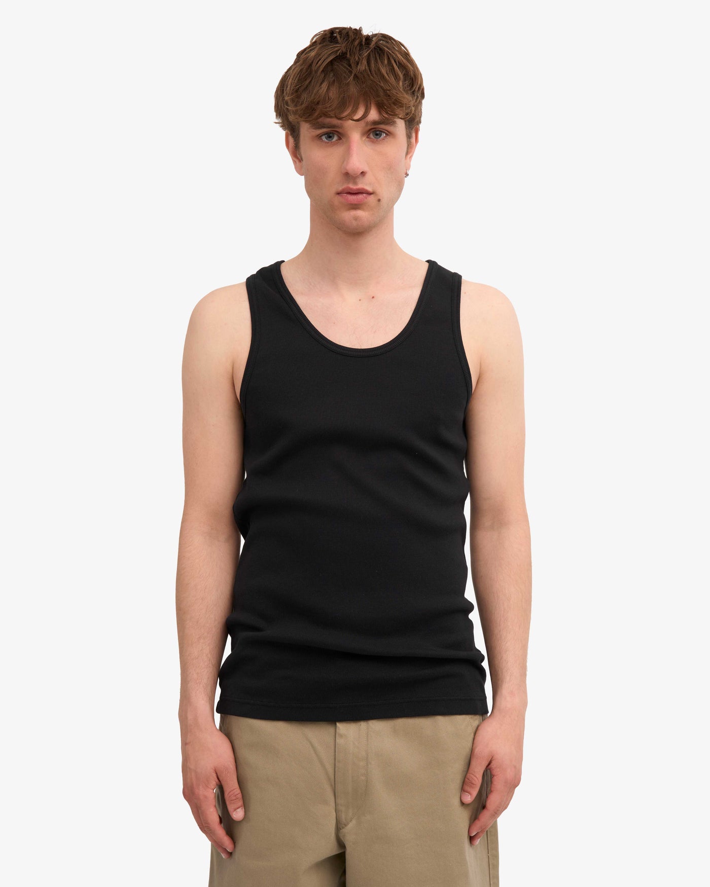 Organic Rib Tank Top - Deep Black – Colorful Standard