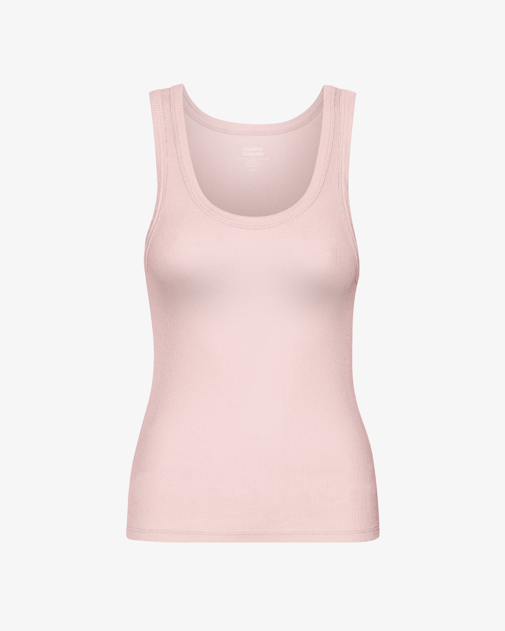Women Organic Rib Tank Top - Faded Pink – Colorful Standard