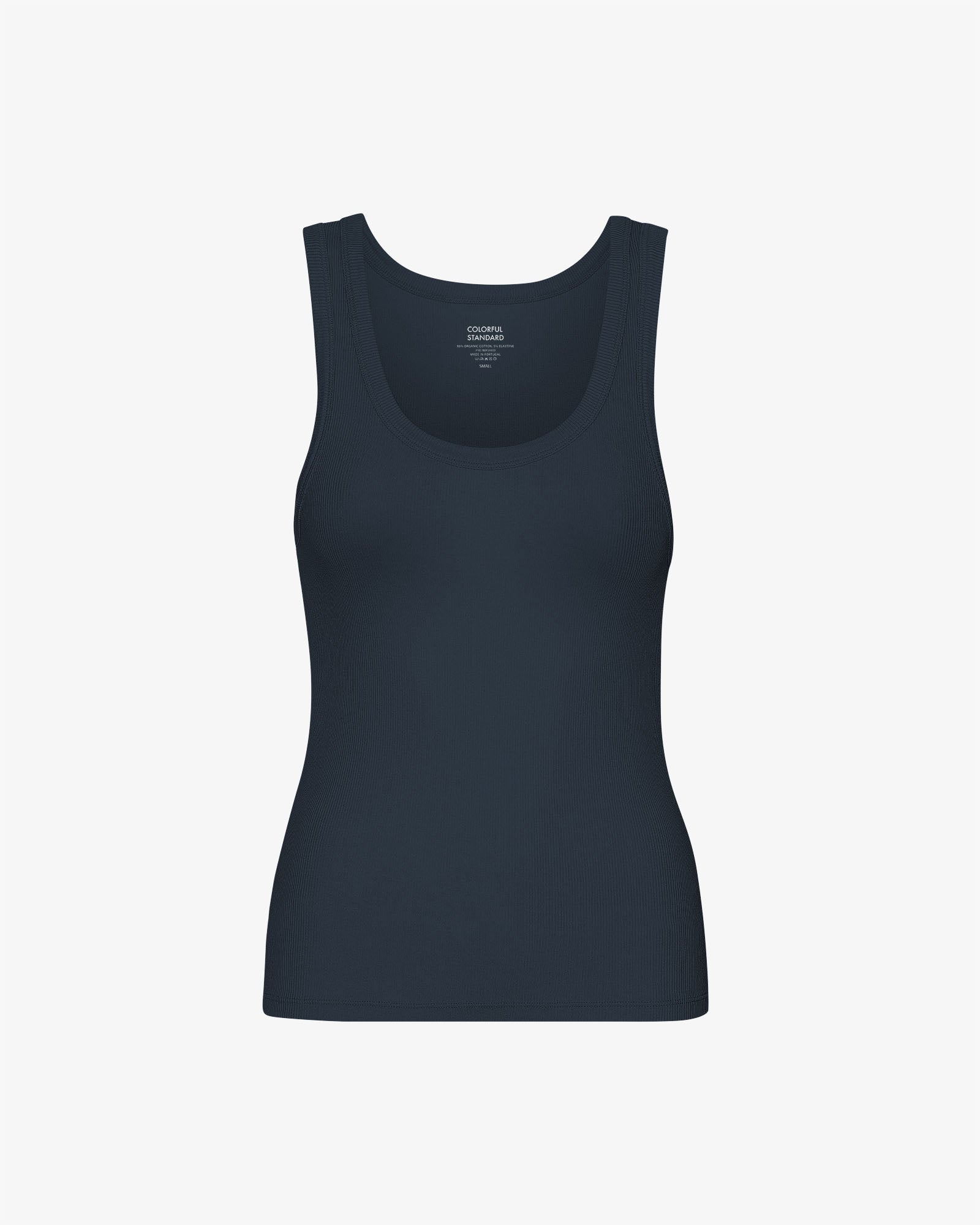 Women Organic Rib Tank Top - Navy Blue – Colorful Standard