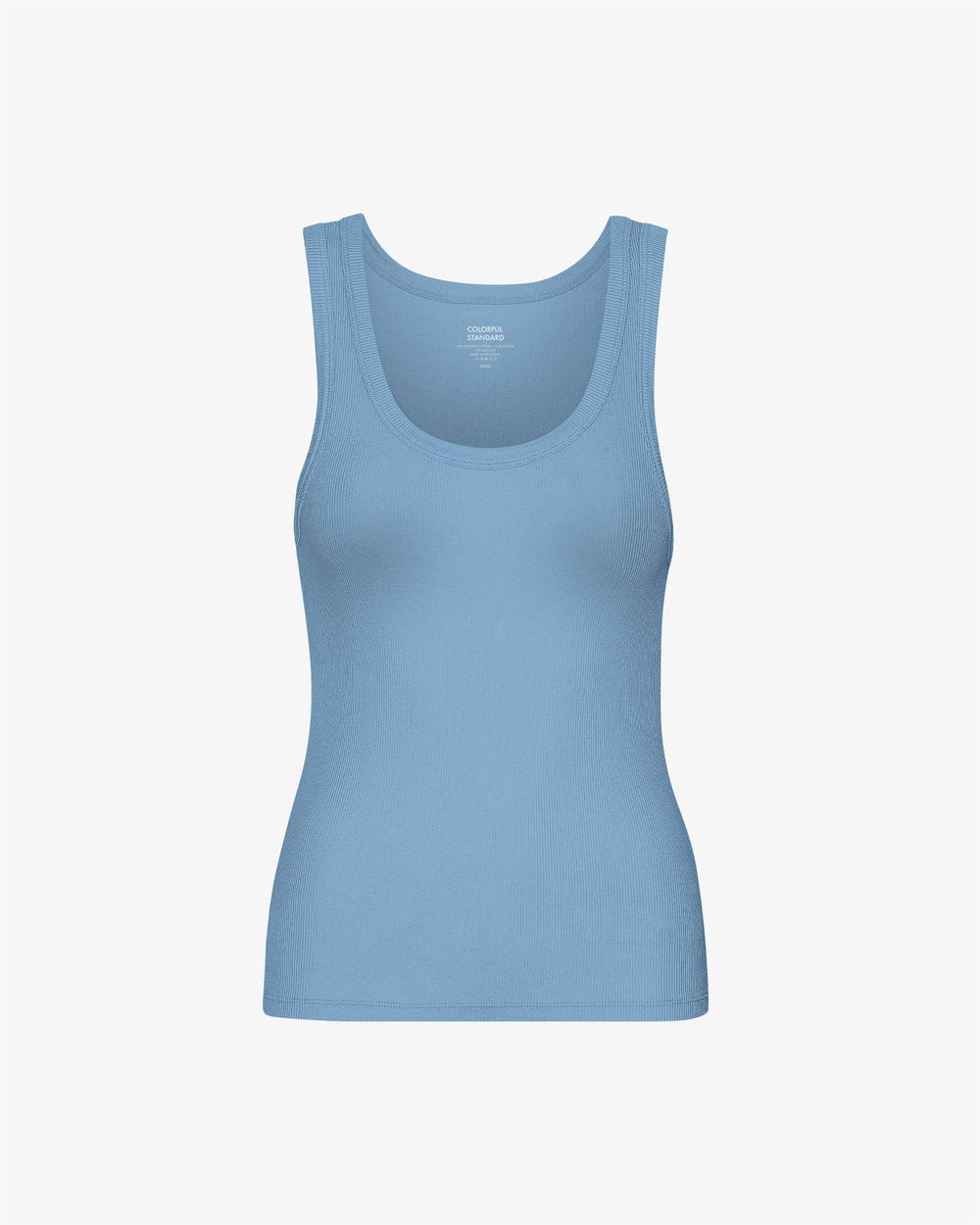 Women Organic Rib Tank Top - Seaside Blue – Colorful Standard