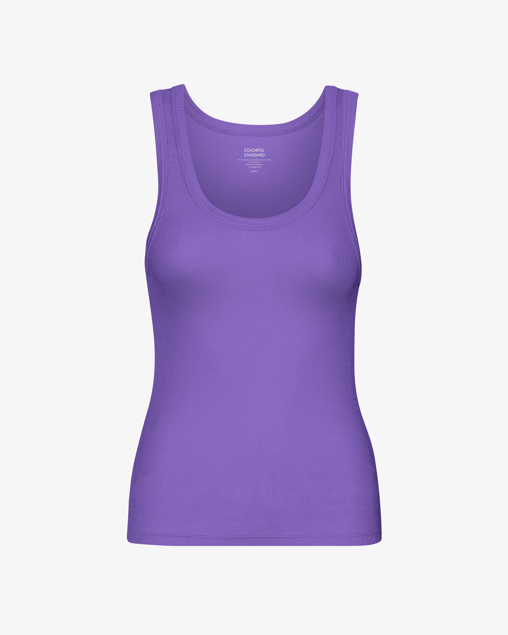 Women Organic Rib Tank Top - Ultra Violet – Colorful Standard