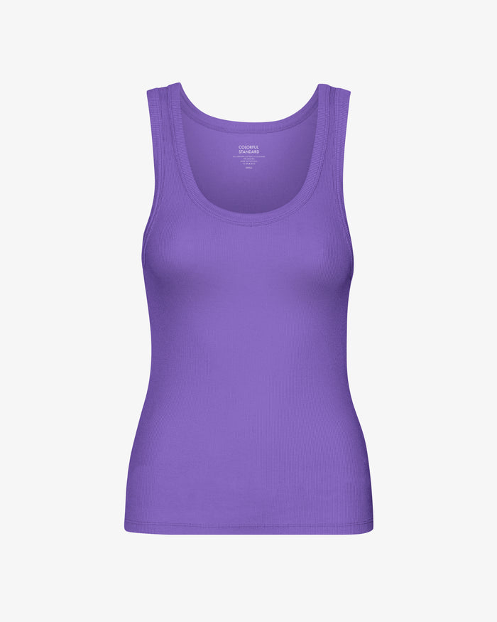 Women Organic Rib Tank Top - Ultra Violet – Colorful Standard