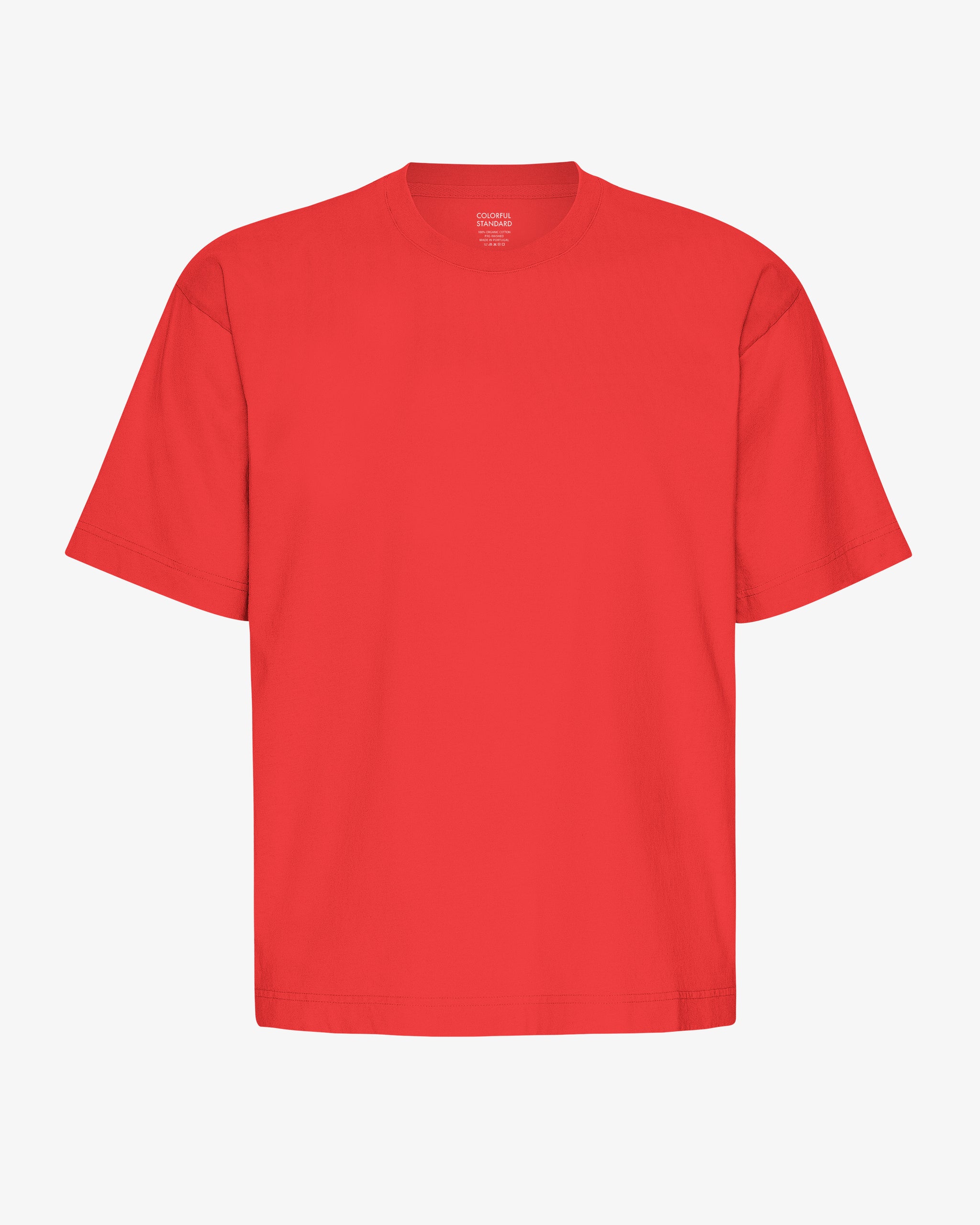Oversized Organic T-Shirt - Red Tangerine – Colorful Standard