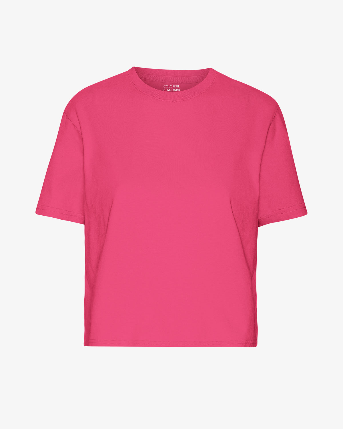 Organic Boxy Crop Tee - Bubblegum Pink – Colorful Standard