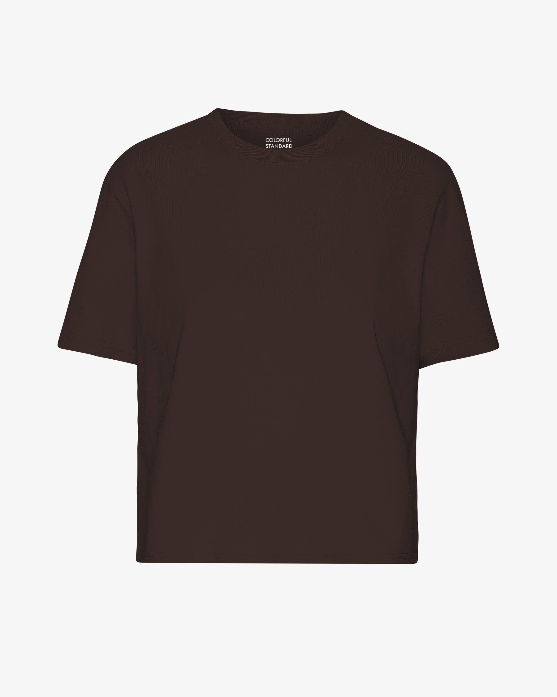 Organic Boxy Crop Tee - Coffee Brown – Colorful Standard