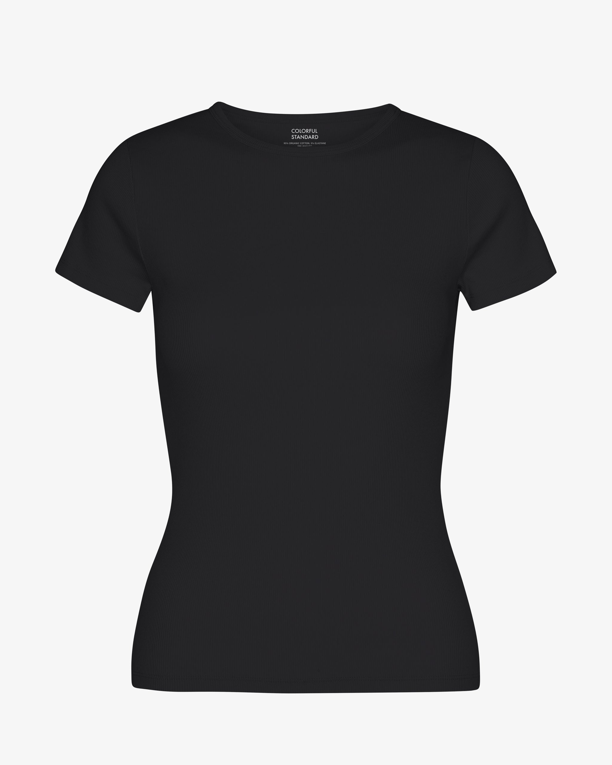 Organic Rib T-Shirt - Deep Black – Colorful Standard