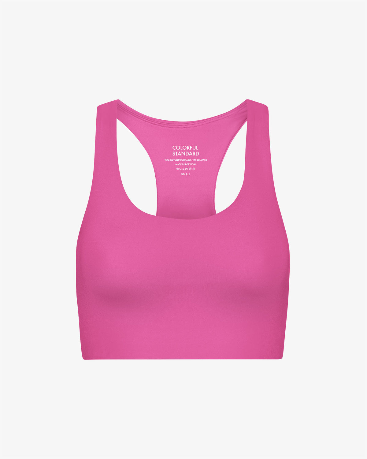 Active Cropped Bra - Bubblegum Pink – Colorful Standard