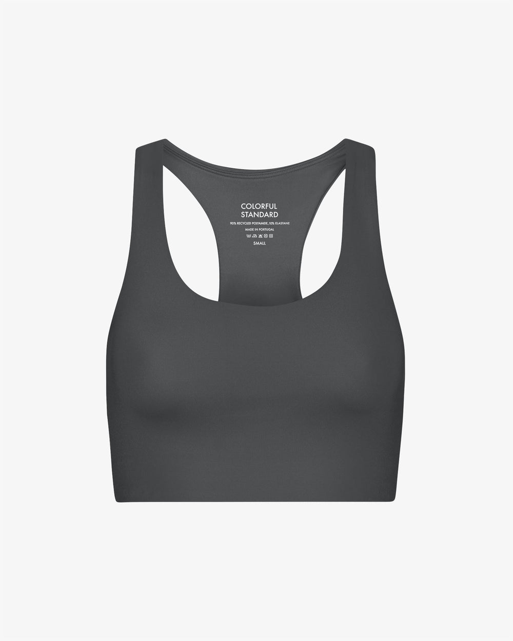 Active Cropped Bra - Lava Grey – Colorful Standard