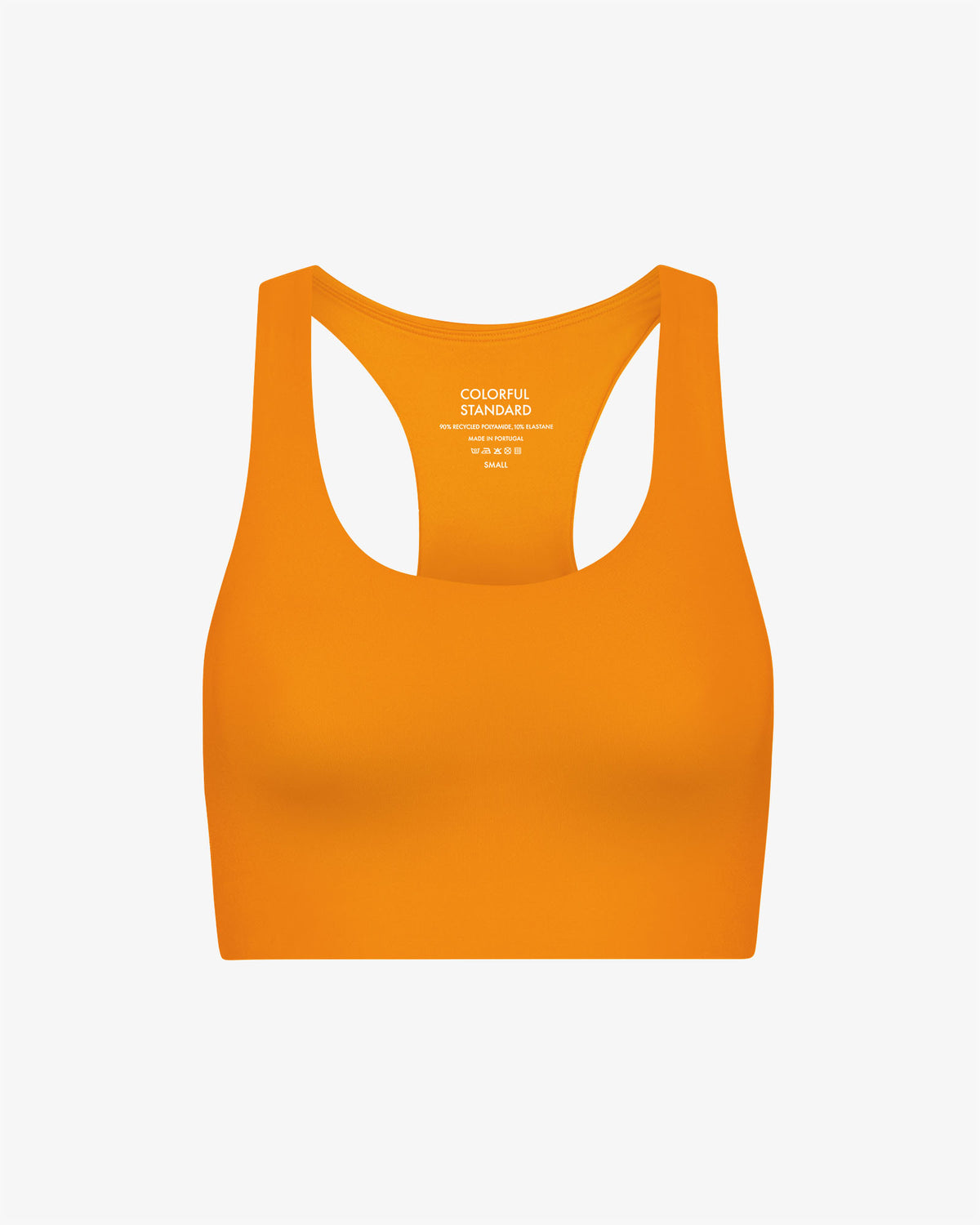 Active Cropped Bra - Sunny Orange – Colorful Standard