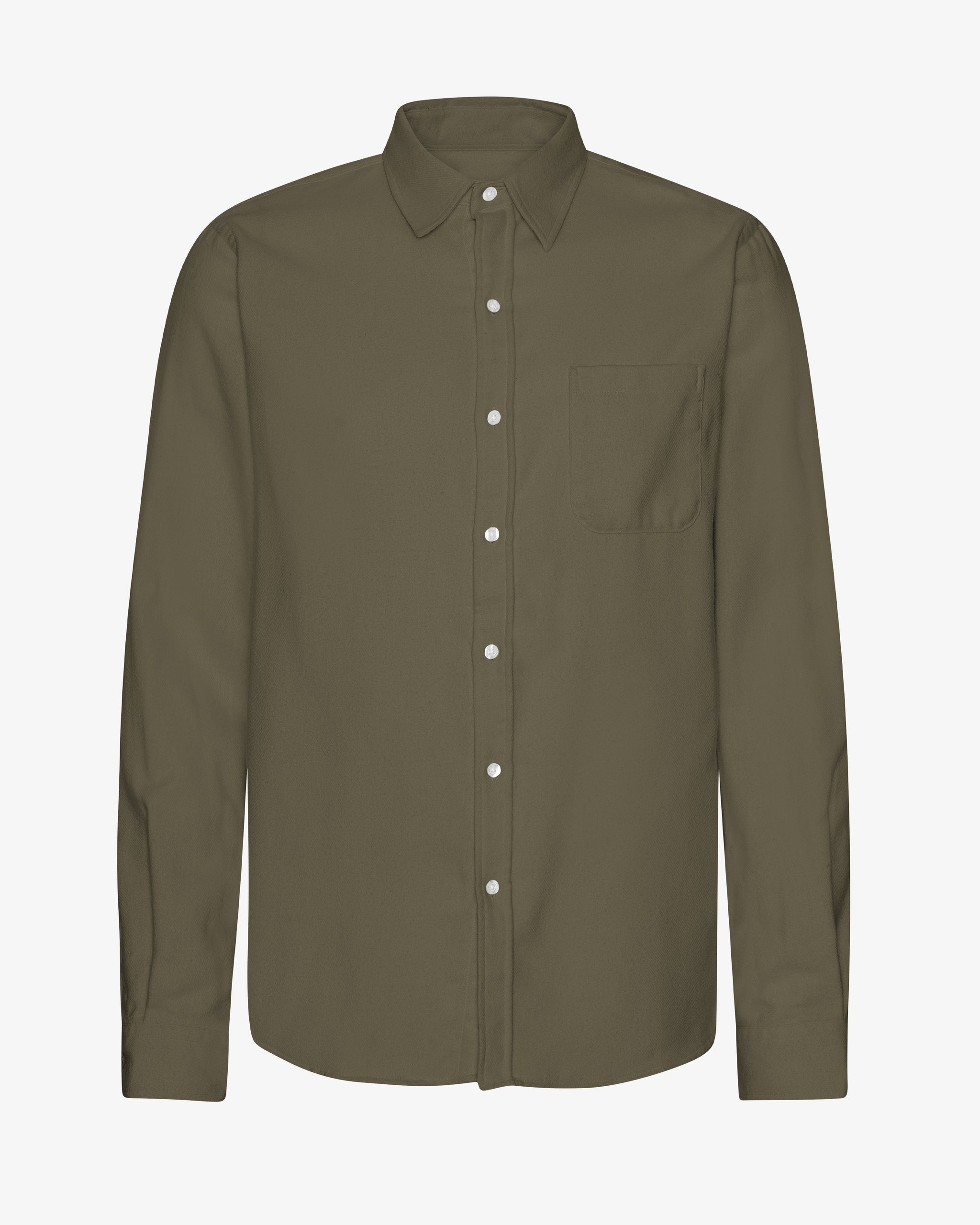 Organic Flannel Shirt - Dusty Olive – Colorful Standard
