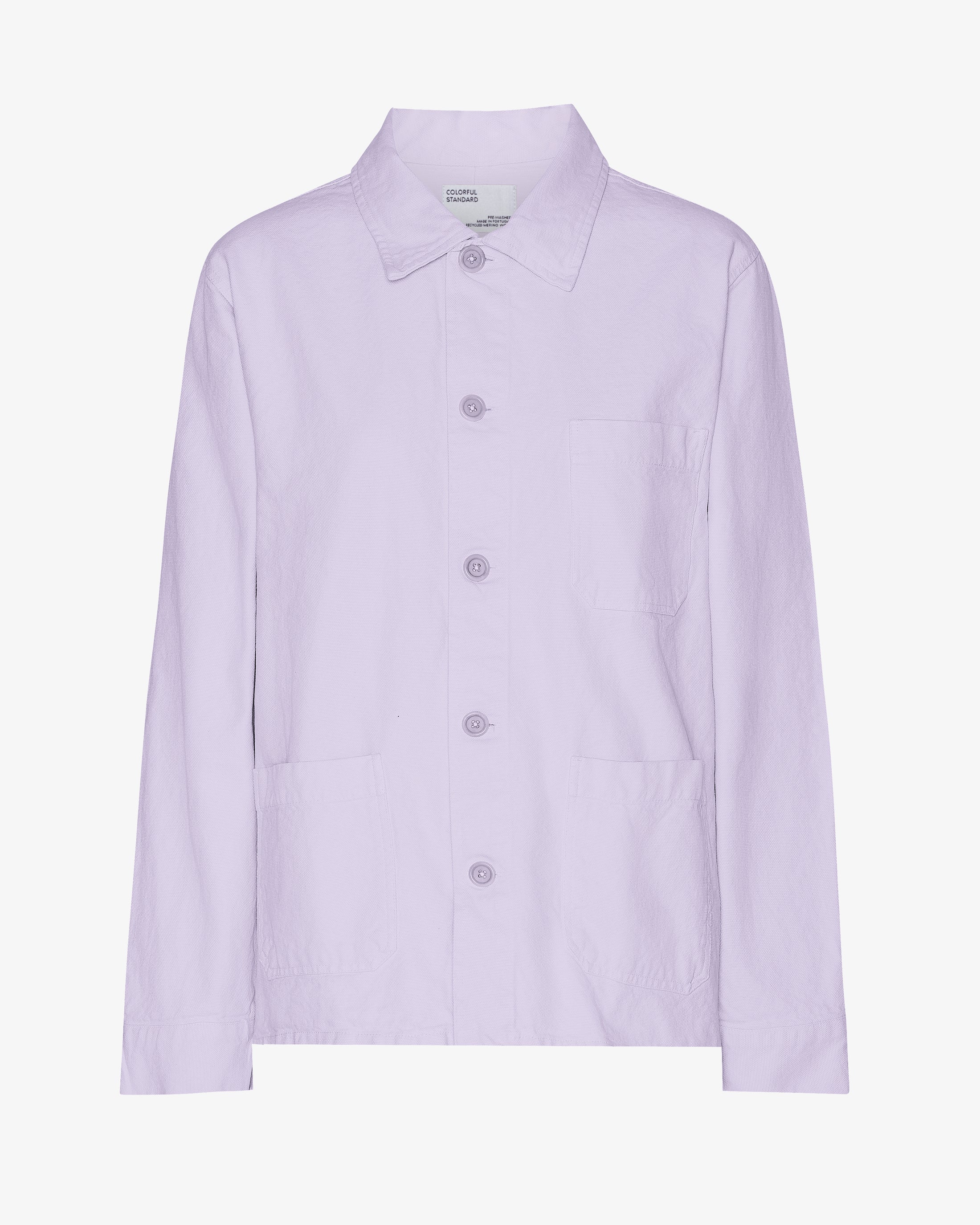 Organic Workwear Jacket - Soft Lavender – Colorful Standard