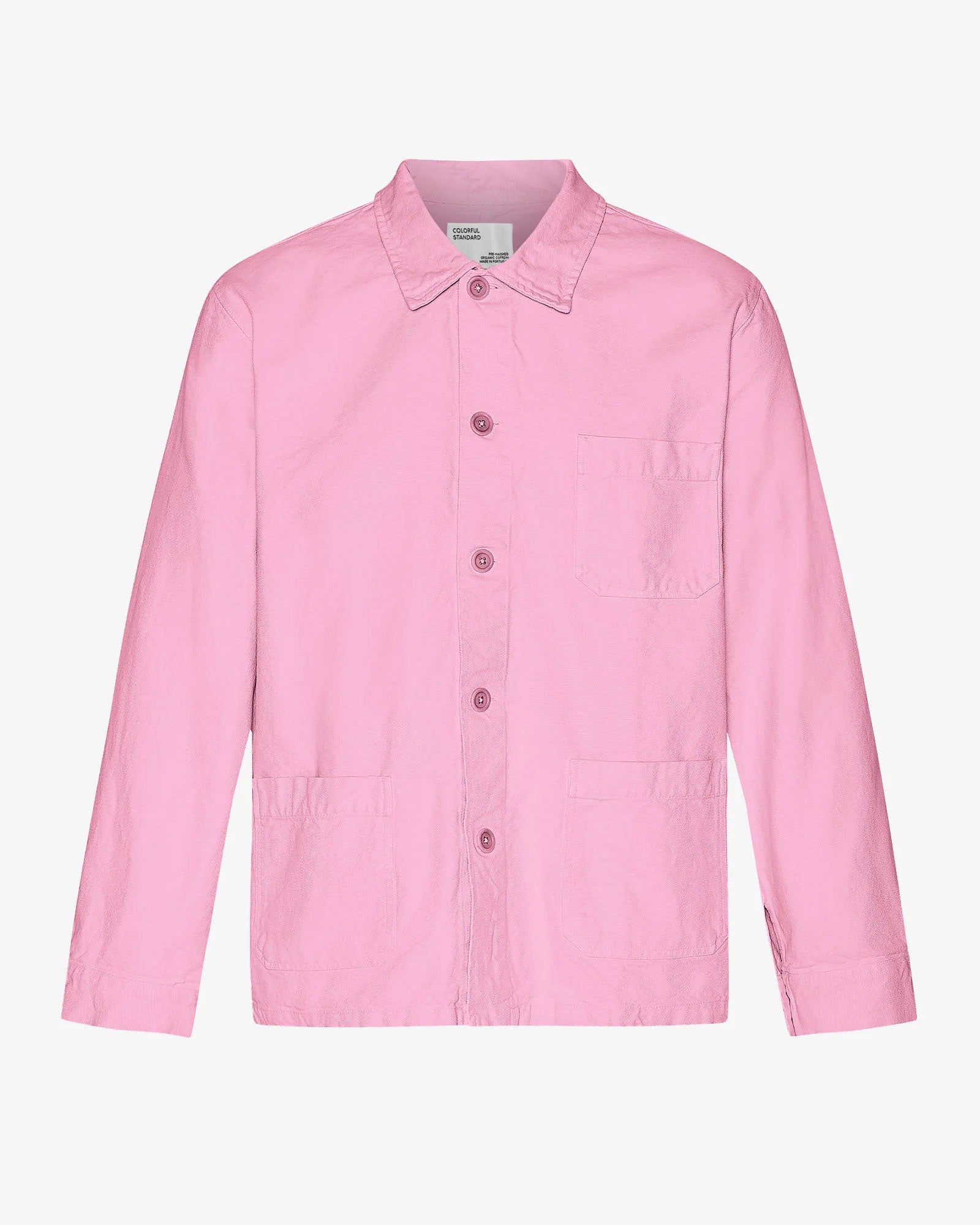 Organic Workwear Jacket - Flamingo Pink – Colorful Standard