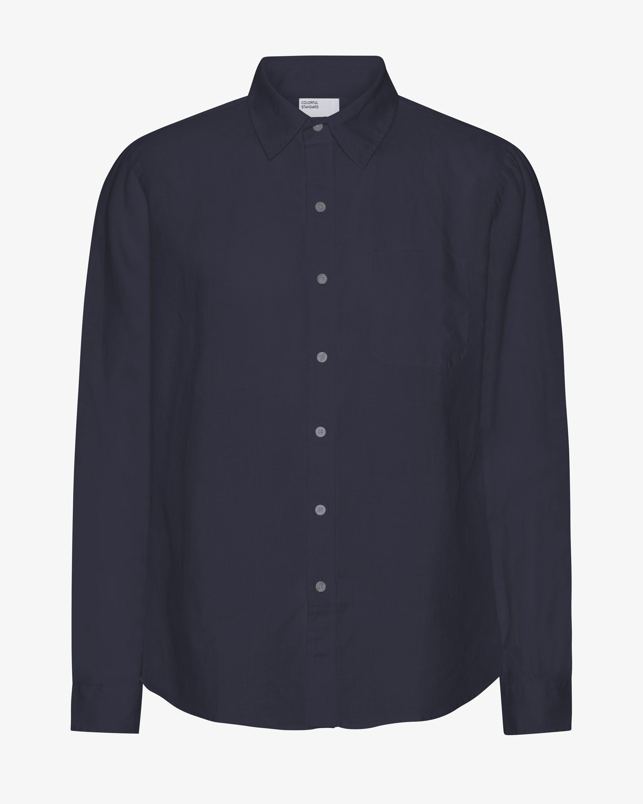 Linen Shirt - Navy Blue – Colorful Standard