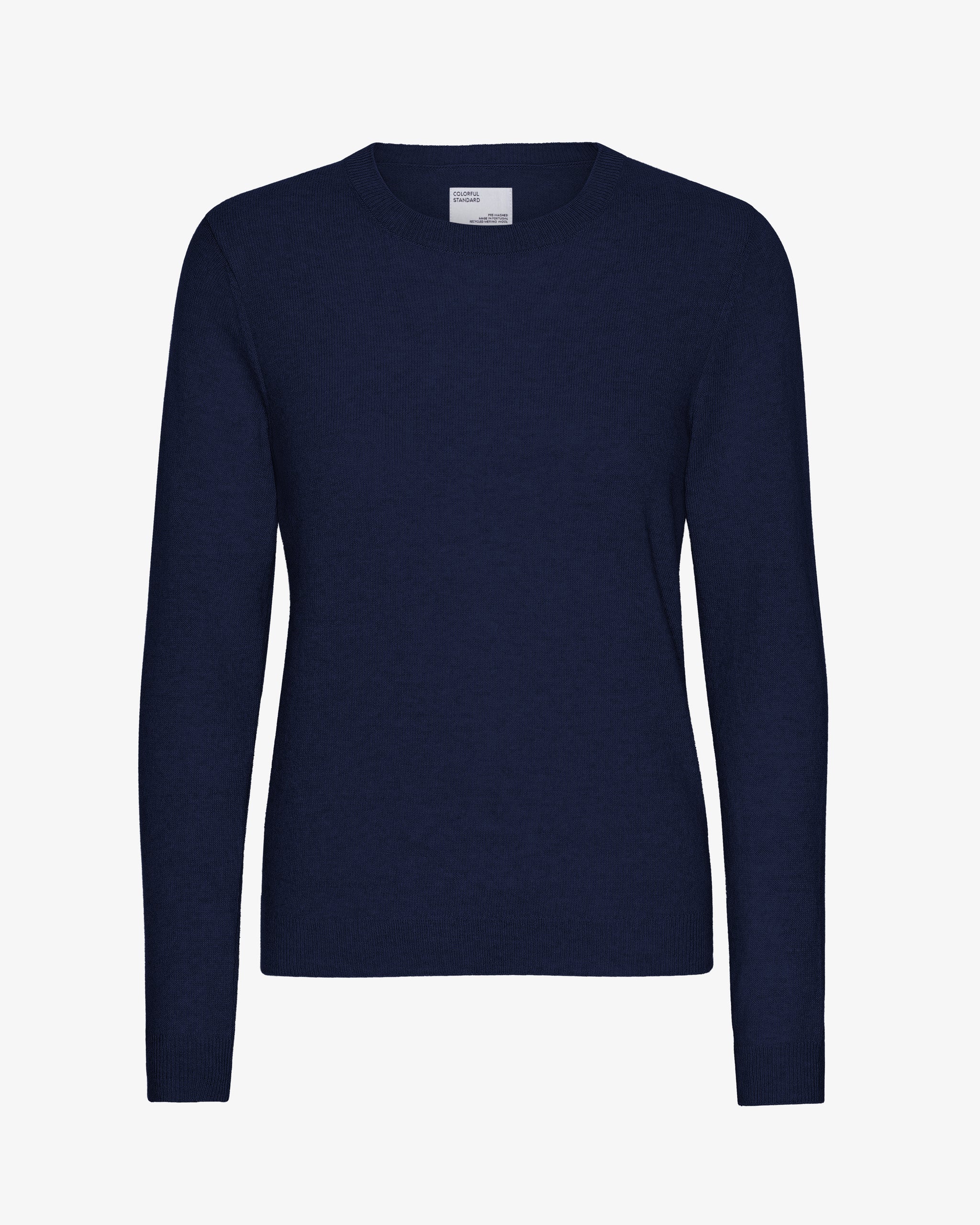Women Light Merino Wool Crew - Marine Blue – Colorful Standard
