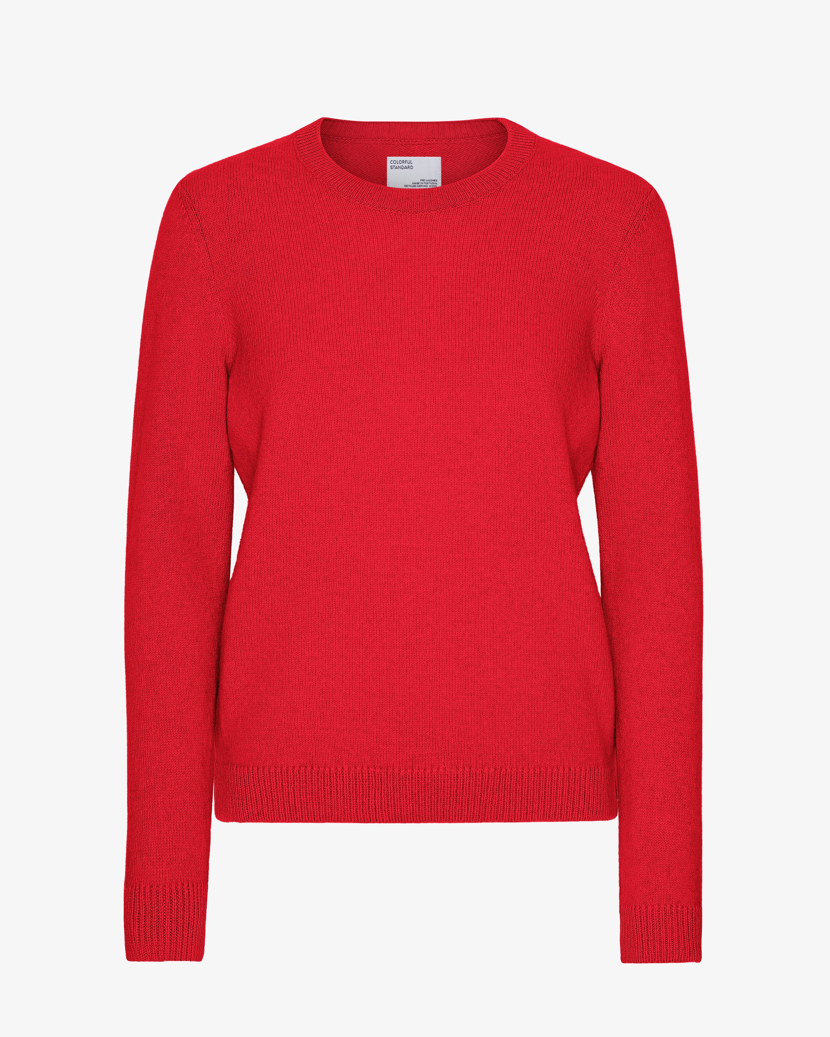 Women Classic Merino Wool Crew - Scarlet Red – Colorful Standard