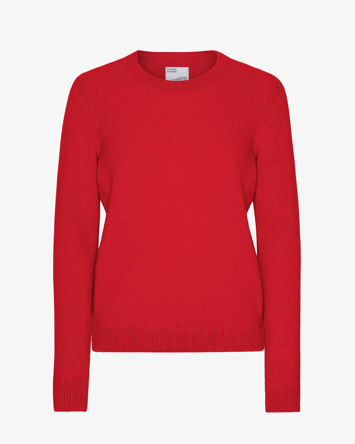 Women Classic Merino Wool Crew - Scarlet Red – Colorful Standard