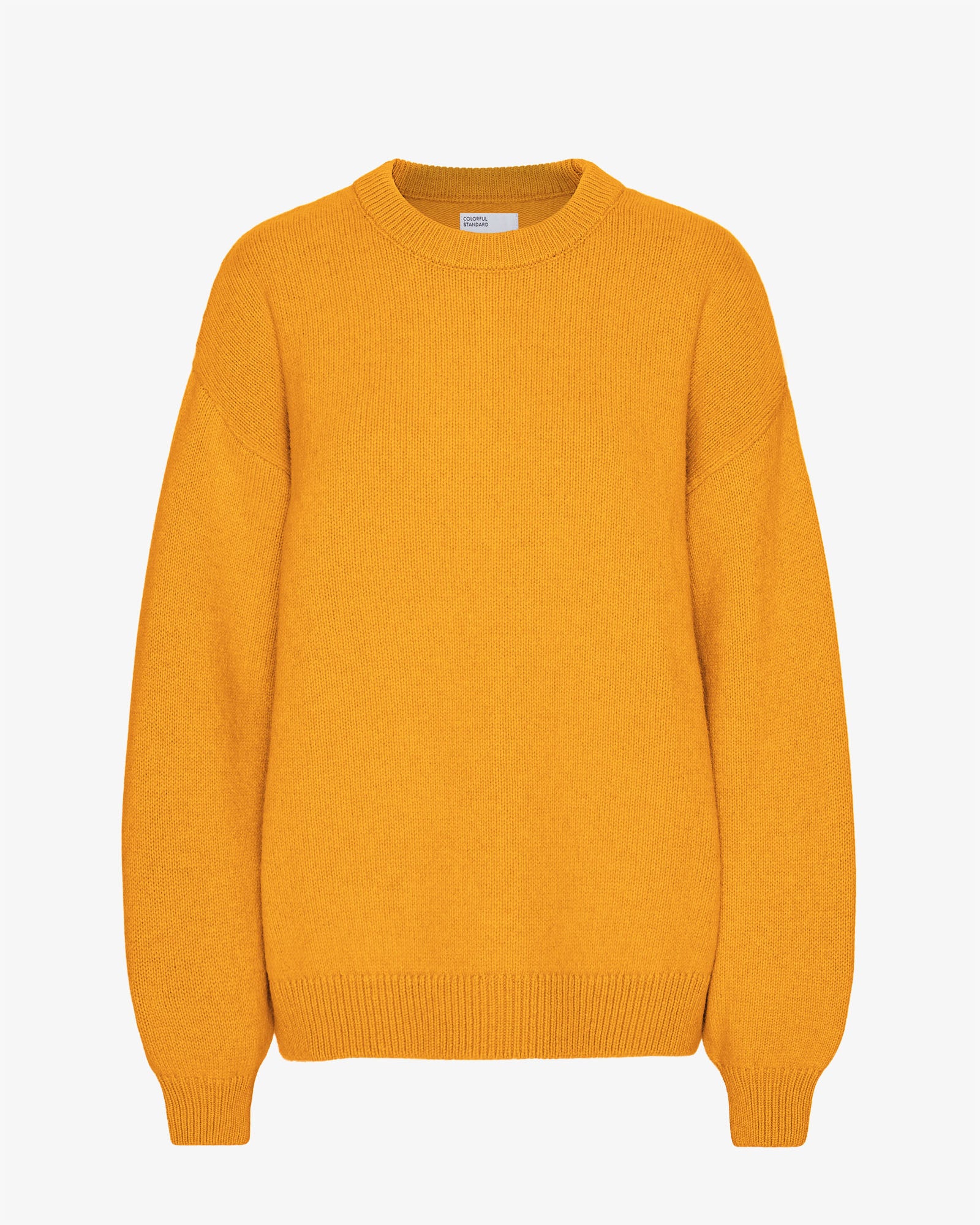 Oversized Merino Wool Crew - Burned Yellow – Colorful Standard