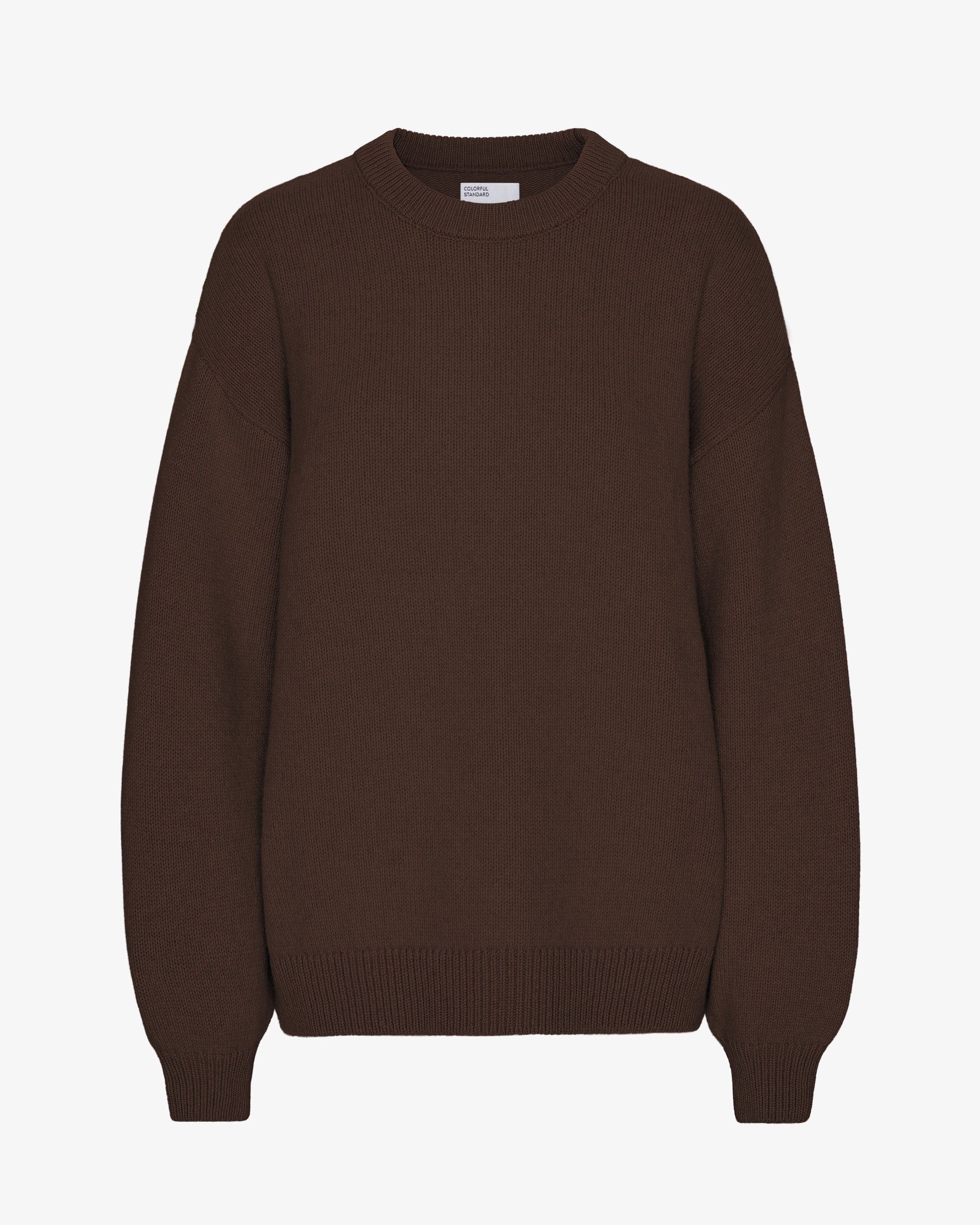 Oversized Merino Wool Crew - Coffee Brown – Colorful Standard
