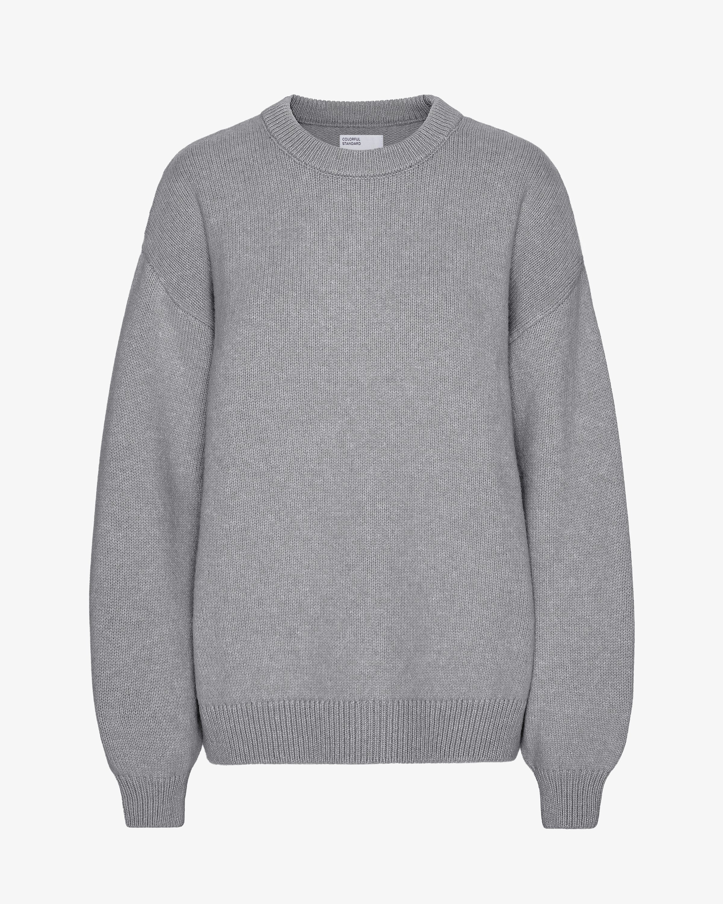 Oversized Merino Wool Crew - Heather Grey – Colorful Standard