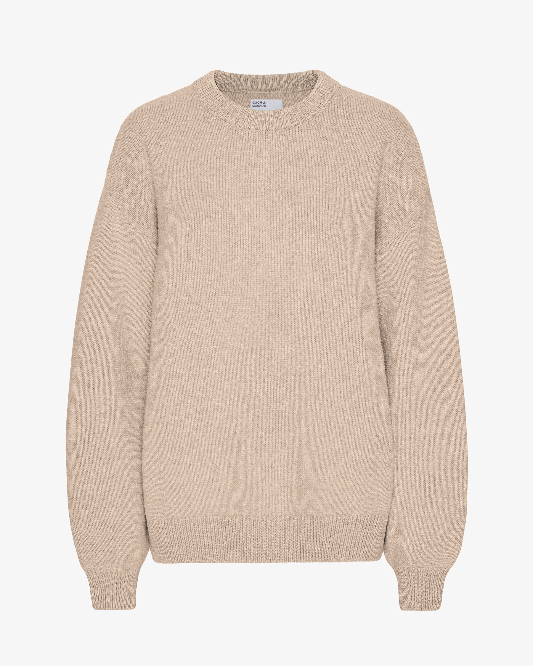 Oversized Merino Wool Crew - Ivory White – Colorful Standard
