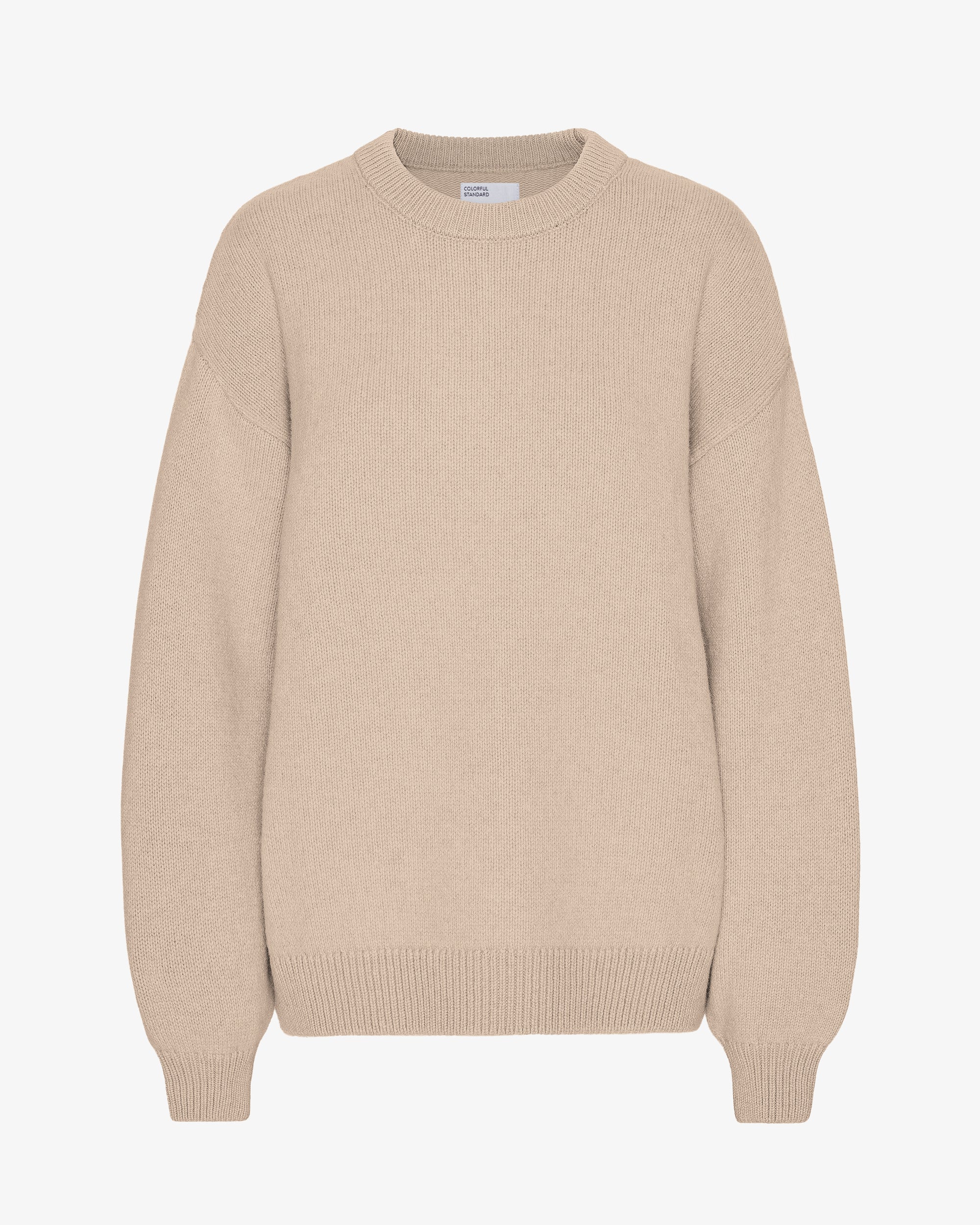 Oversized Merino Wool Crew - Ivory White – Colorful Standard