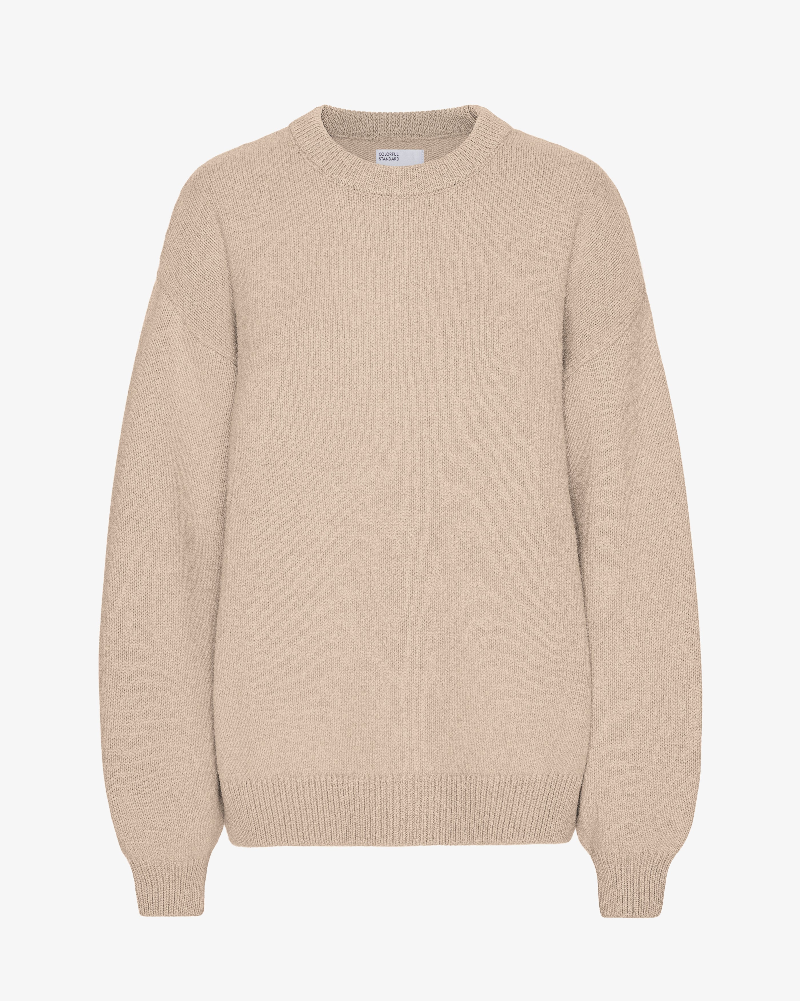 Oversized Merino Wool Crew - Ivory White – Colorful Standard
