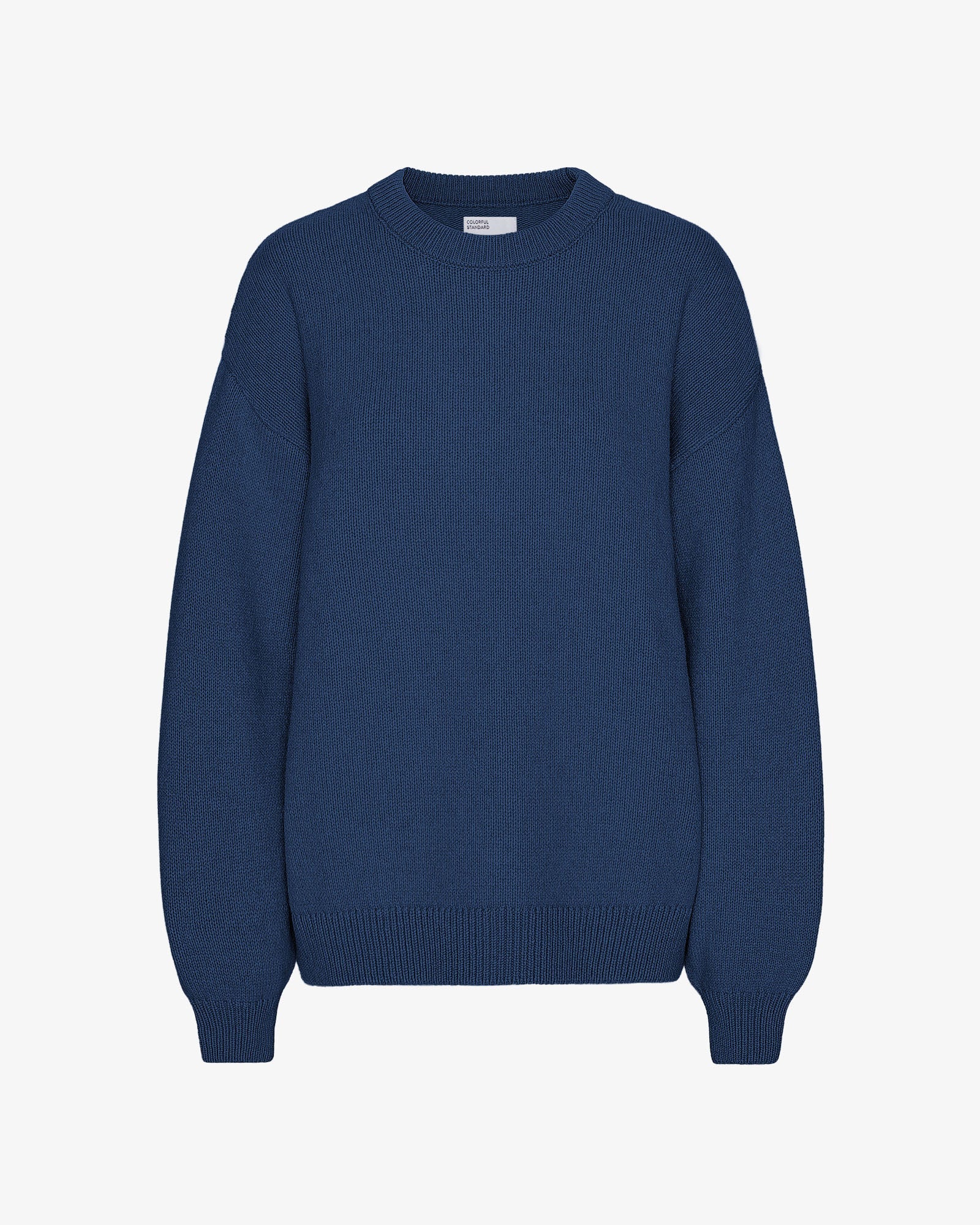 Oversized Merino Wool Crew - Marine Blue – Colorful Standard