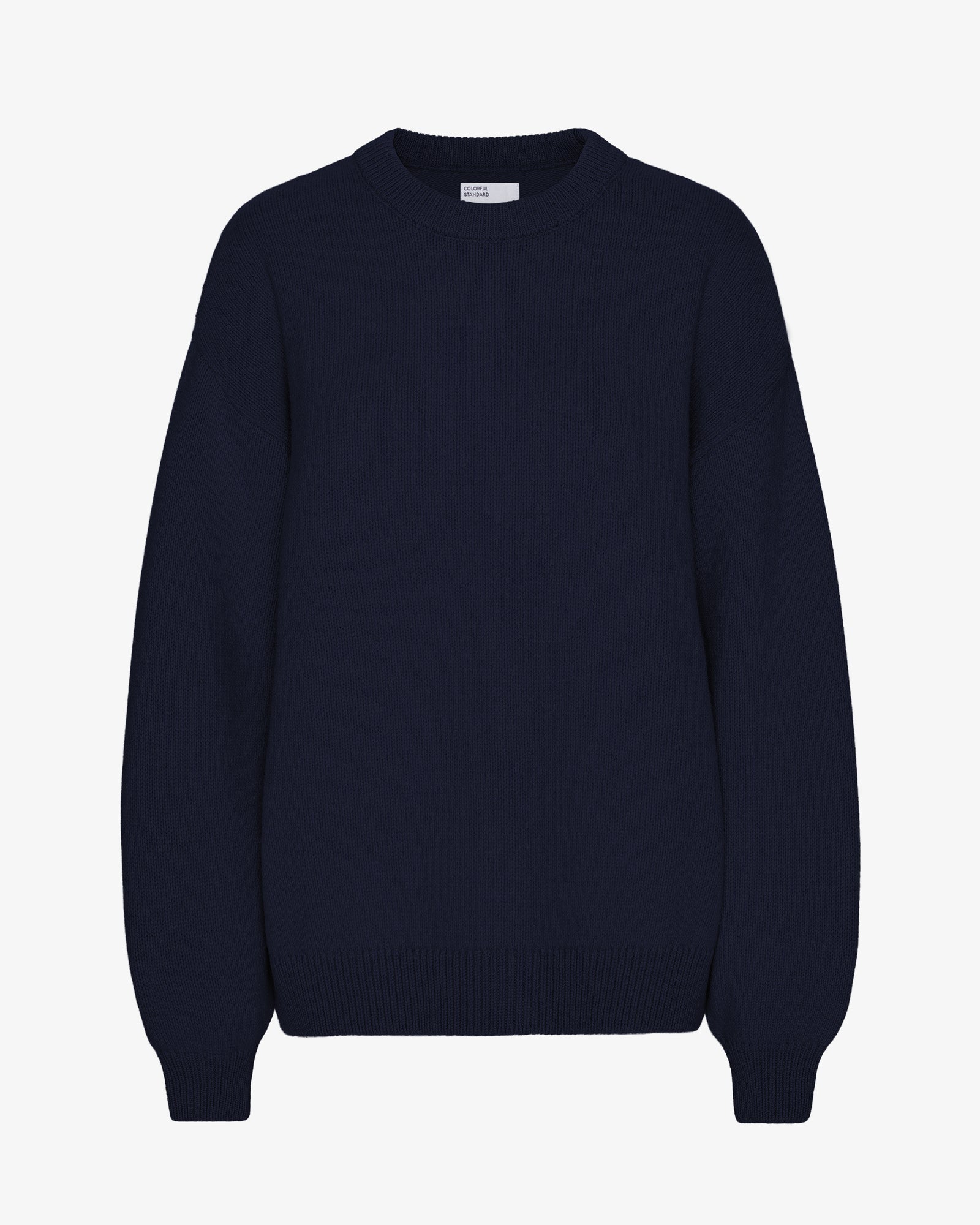 Oversized Merino Wool Crew - Navy Blue – Colorful Standard