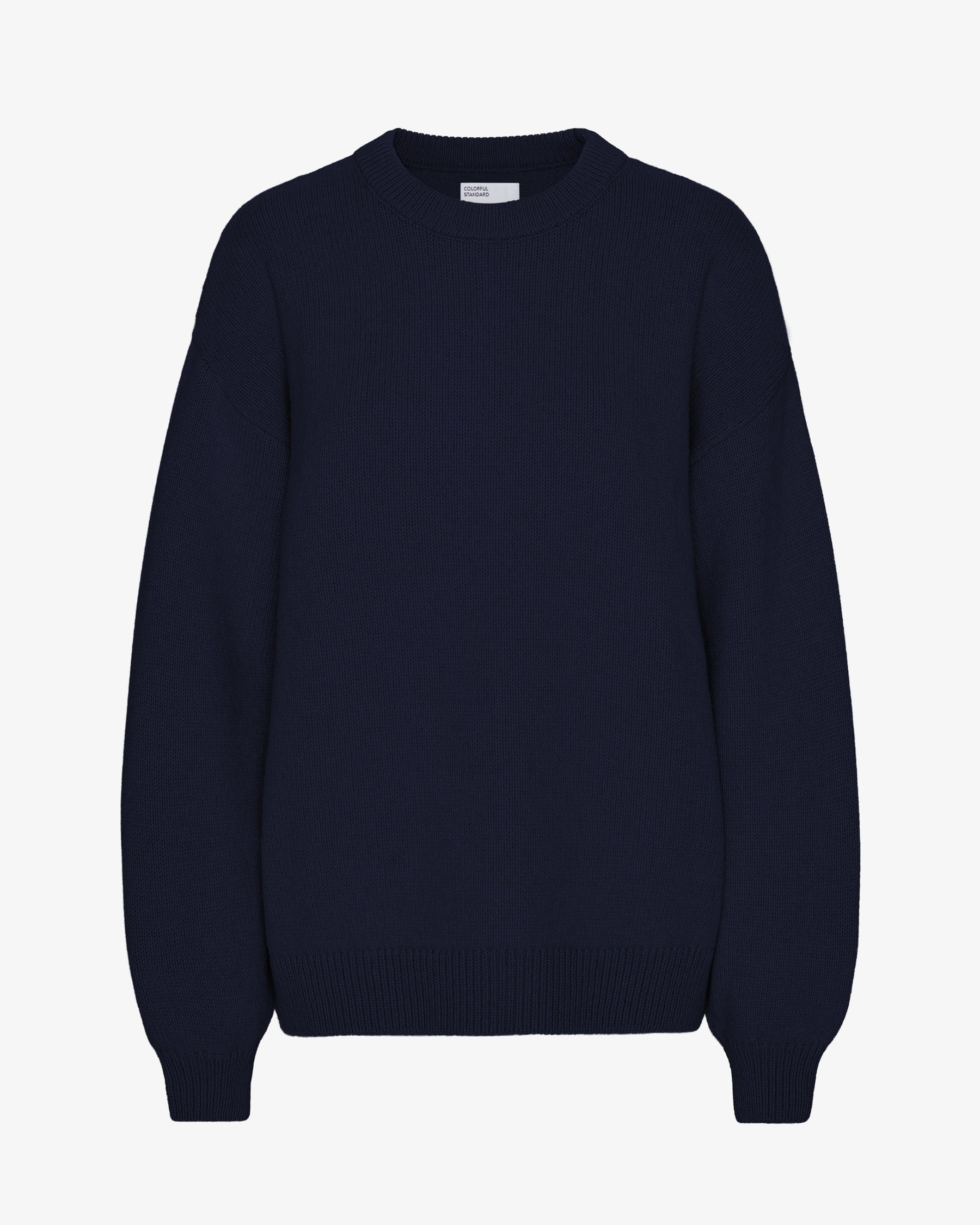 Oversized Merino Wool Crew - Navy Blue – Colorful Standard