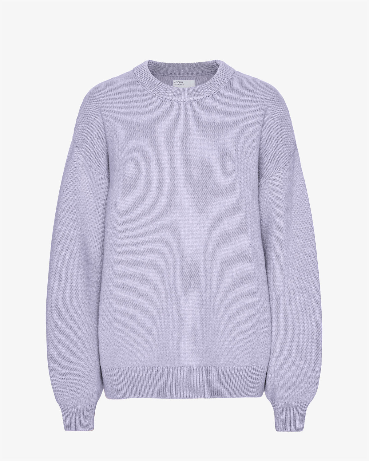 Oversized Merino Wool Crew - Soft Lavender – Colorful Standard