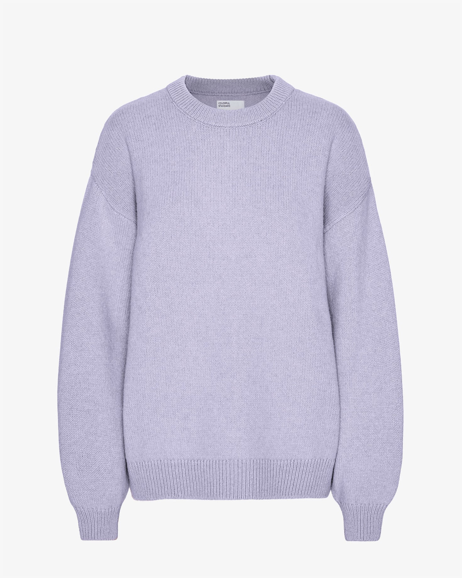 Oversized Merino Wool Crew - Soft Lavender – Colorful Standard