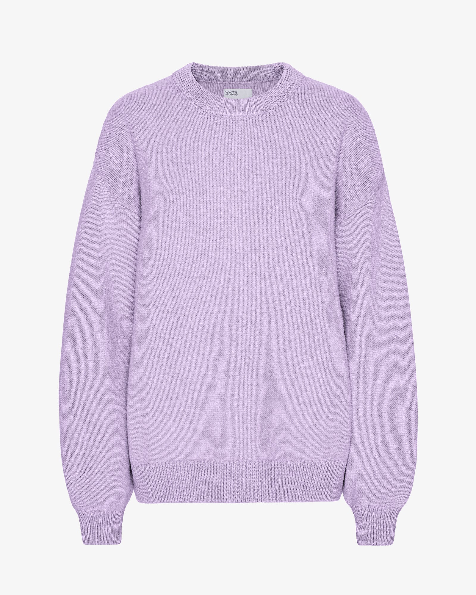 Oversized Merino Wool Crew - Soft Lavender – Colorful Standard