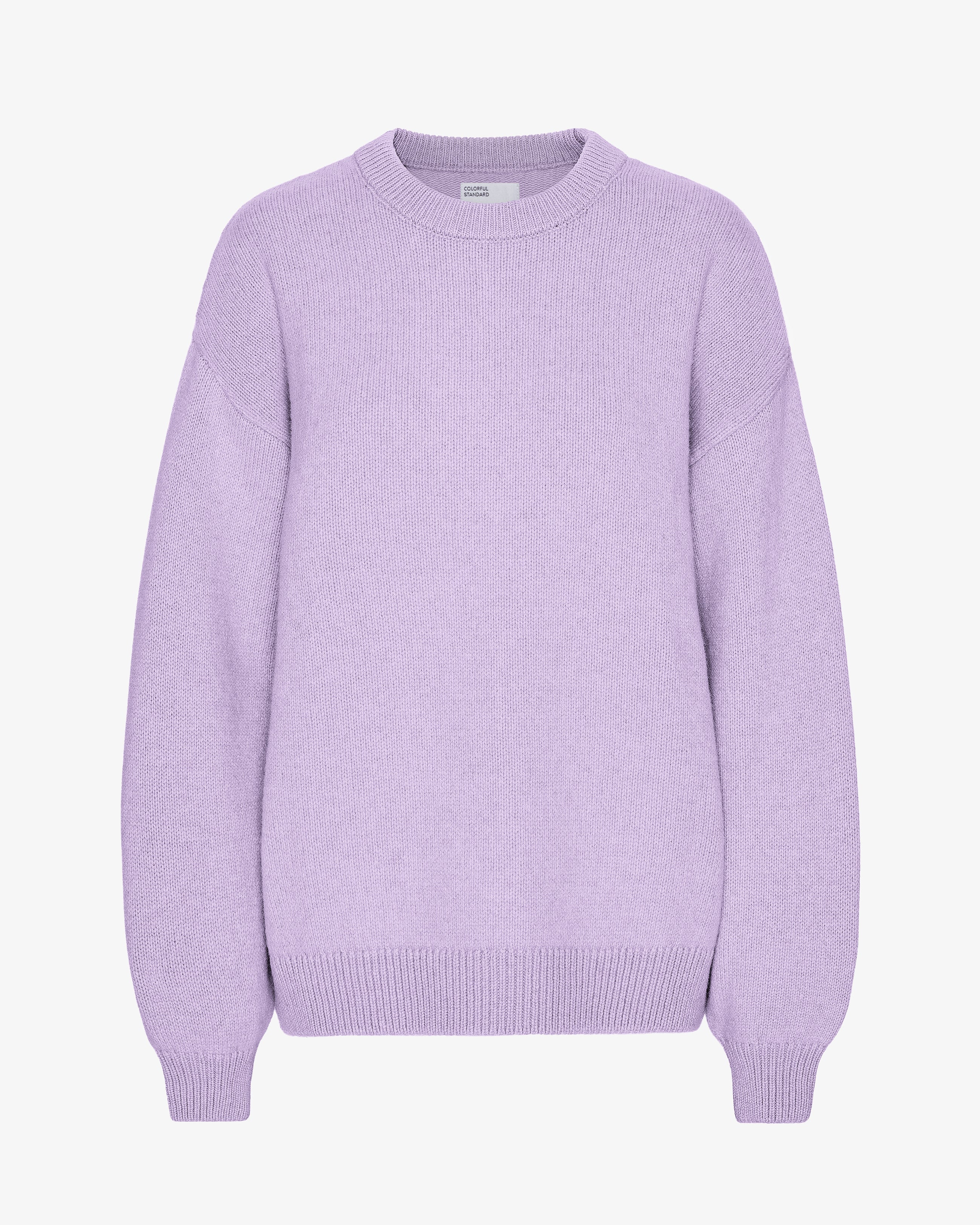 Oversized Merino Wool Crew - Soft Lavender – Colorful Standard