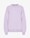 Oversized Merino Wool Crew - Soft Lavender – Colorful Standard