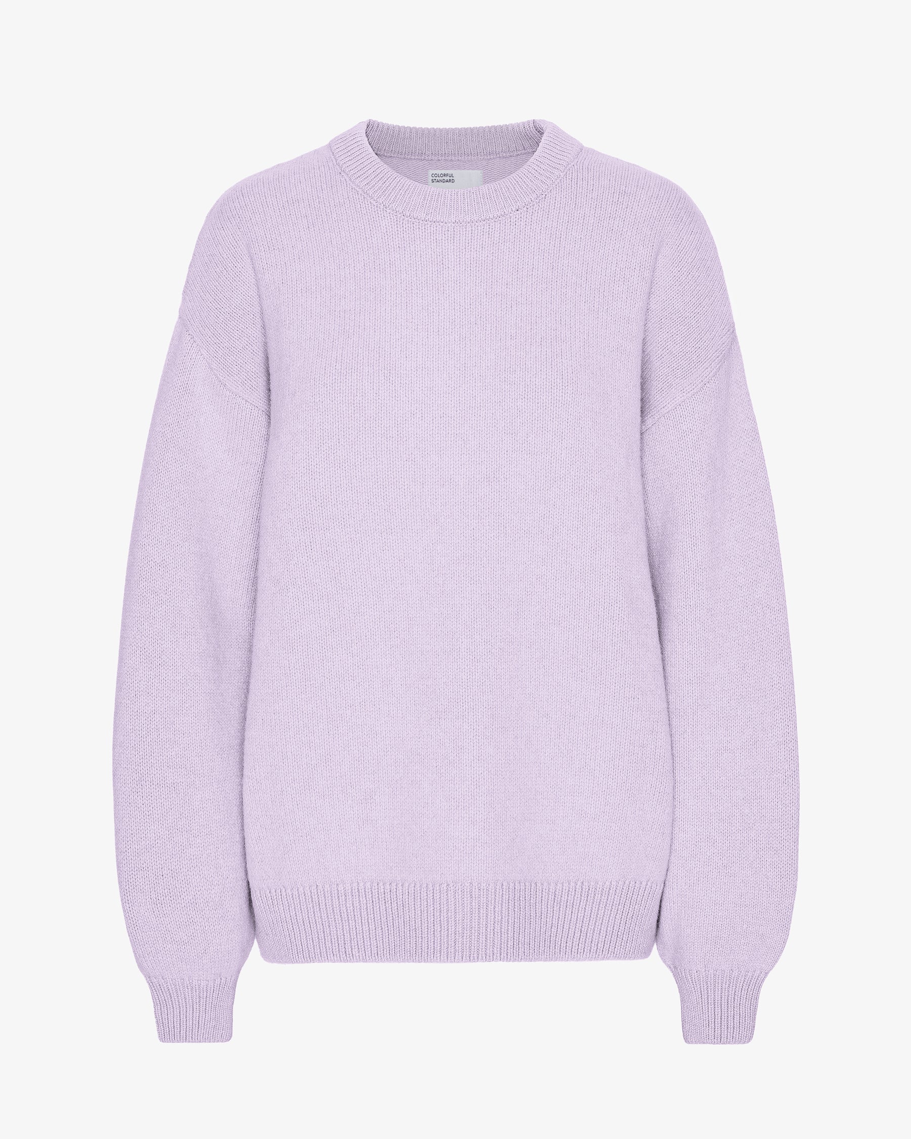 Oversized Merino Wool Crew - Soft Lavender – Colorful Standard