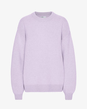 Oversized Merino Wool Crew - Soft Lavender – Colorful Standard