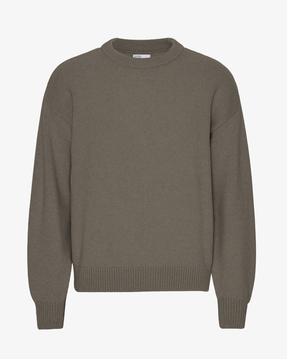 Oversized Merino Wool Crew - Dusty Olive – Colorful Standard
